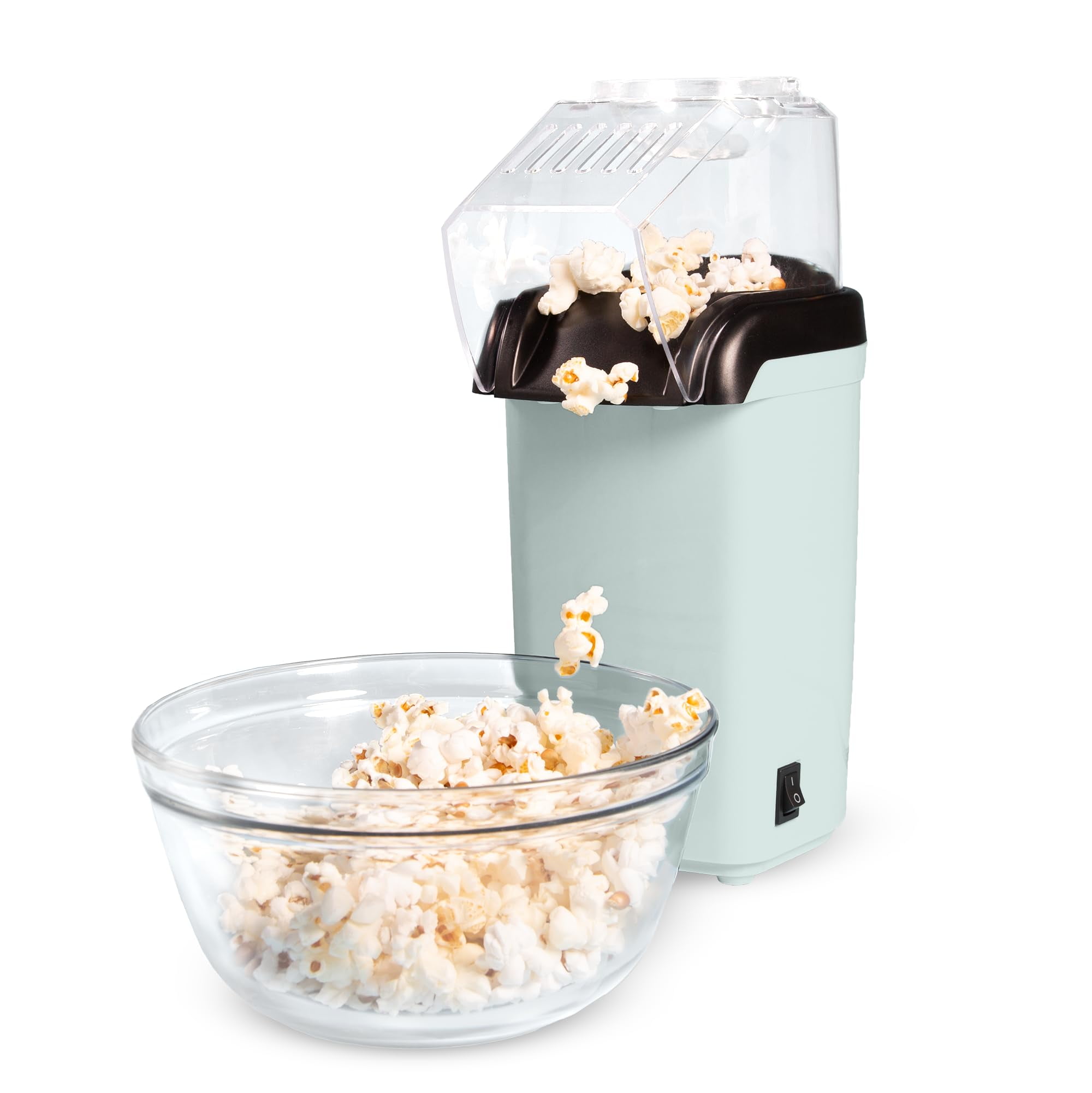 Hot Air Popcorn Maker Machine for Healthy Snacks, Quick 8-Cup Popping ...