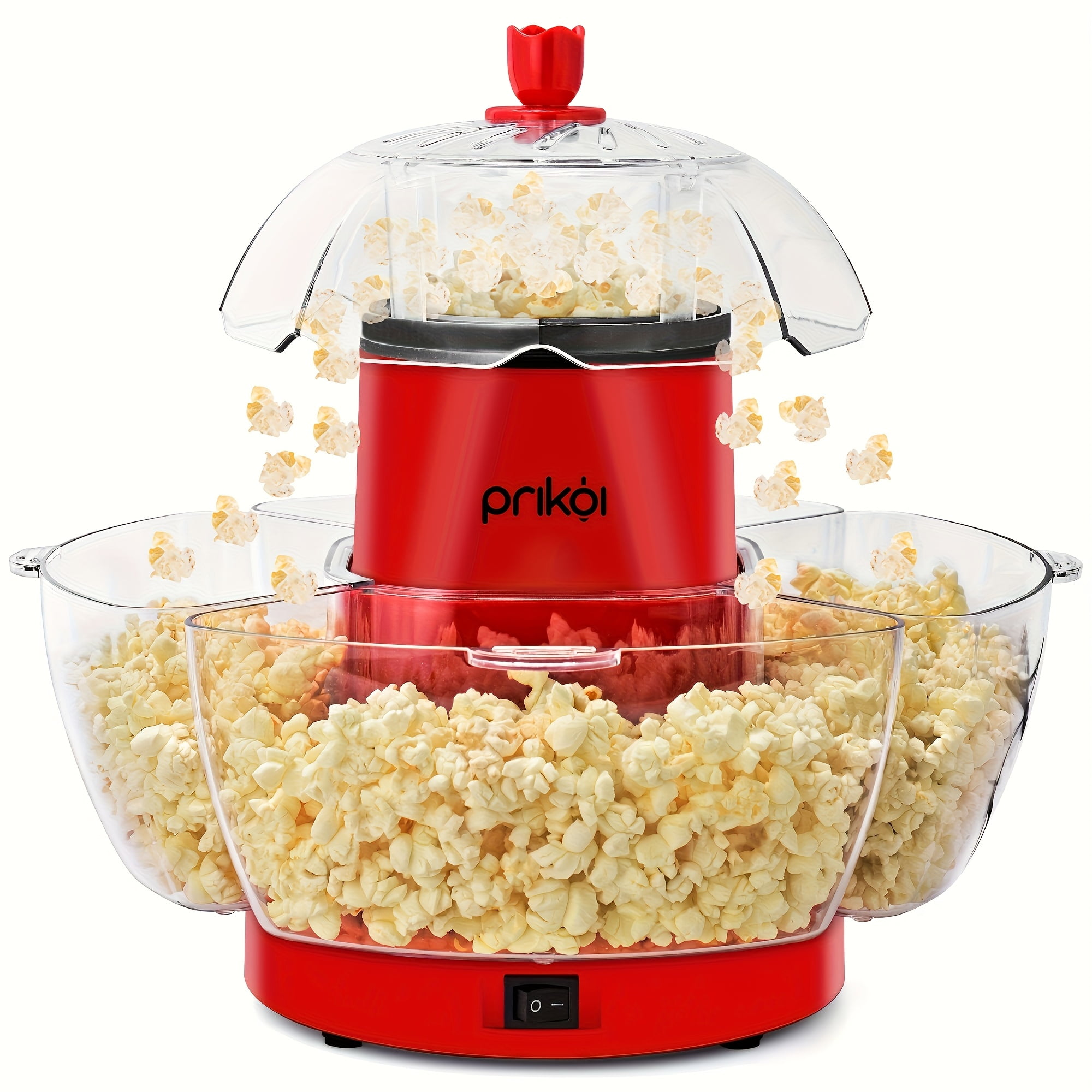 Hot Air Popcorn Popper Maker, Electric Popcorn Machine with 4 Serving ...