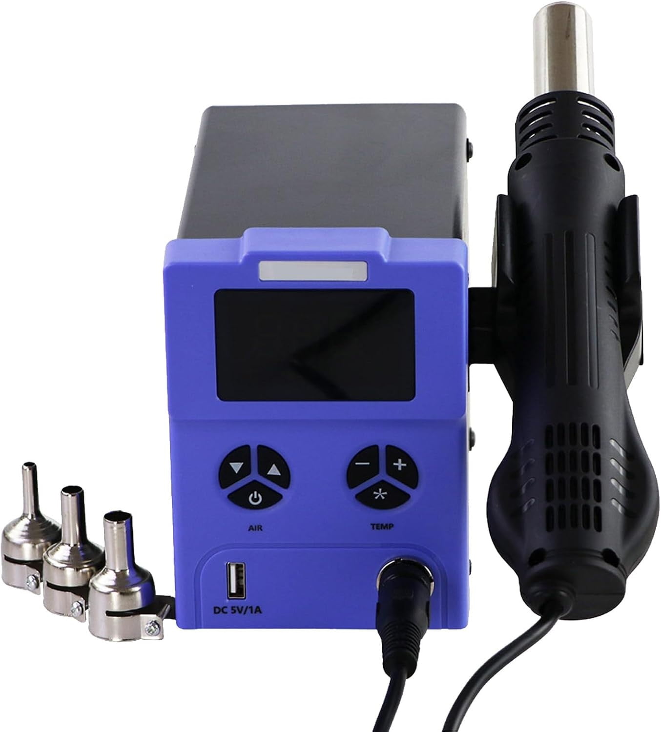 Hot Air Rework Station Kit, Circuit Board Soldering Gun, Rapid Heat Up ...