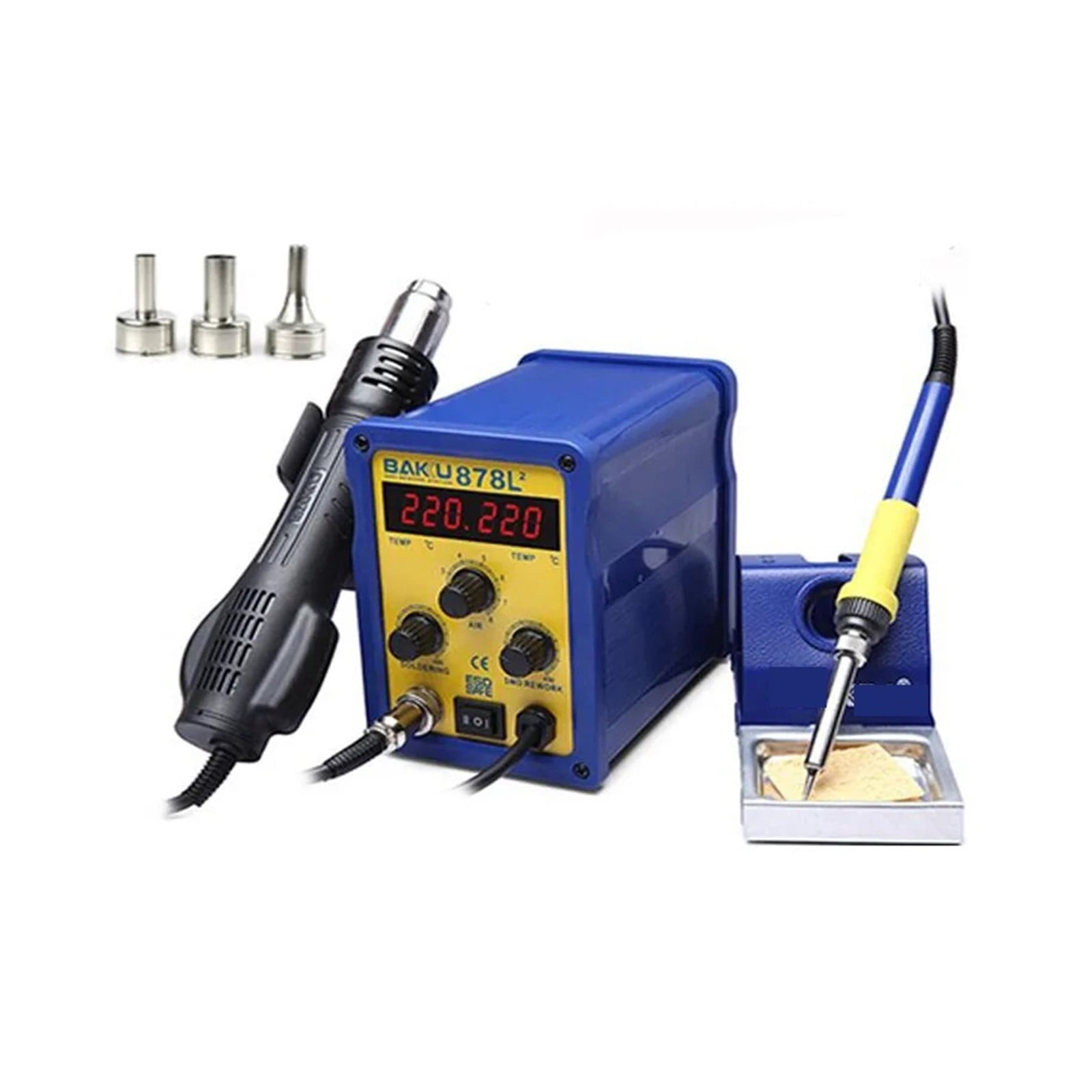 Hot Air Rework Station LED Digital Display SMD Brushless Station ...