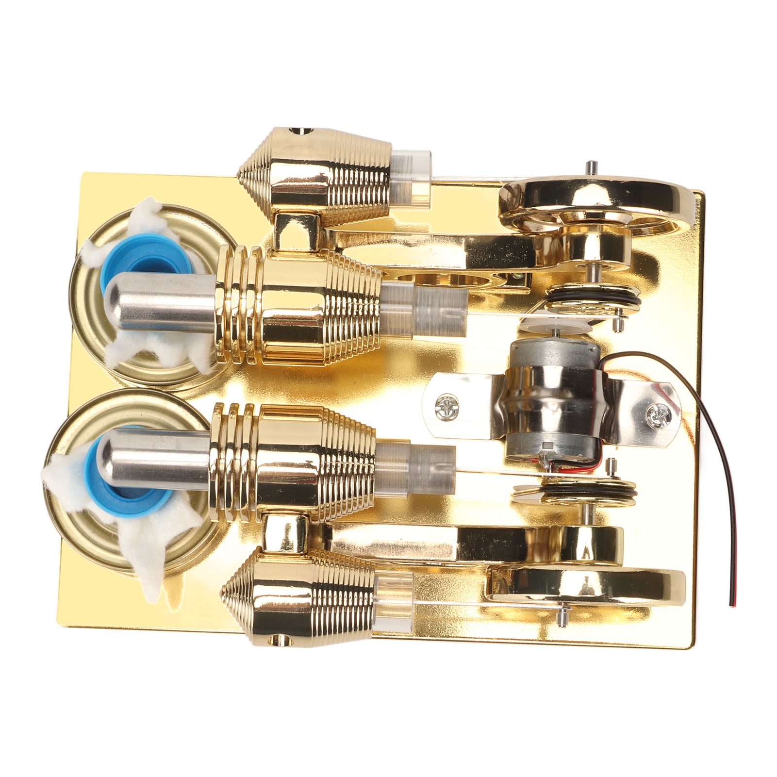 Hot Air Stirling Engine Golden Color Easy Assembly Stainless Steel ...