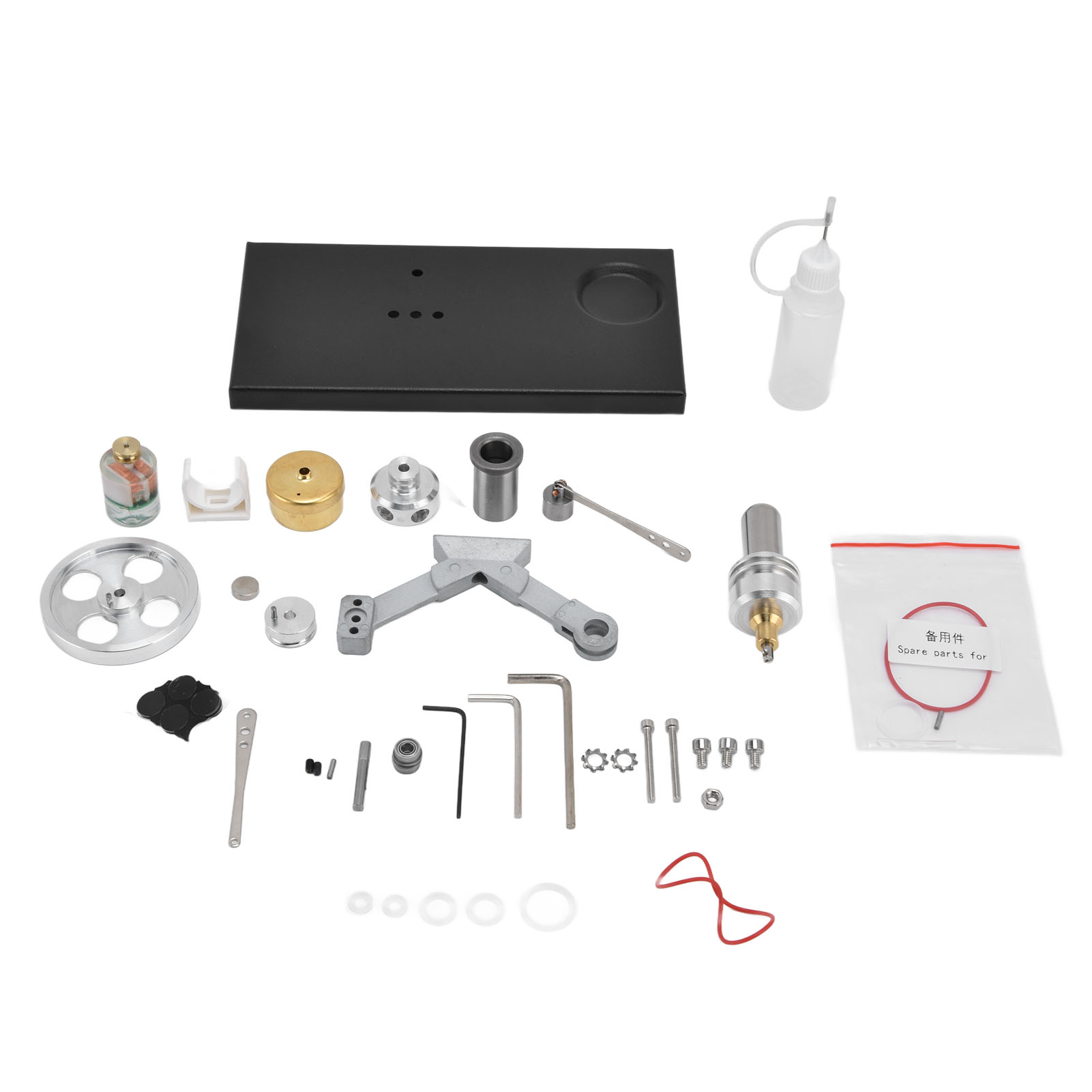 Hot Air Stirling Engine Motor DIY External Combustion Engine ...