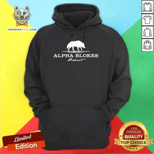 Hot Alpha Blokes Podcast Wolf HOODIE - Walmart.com