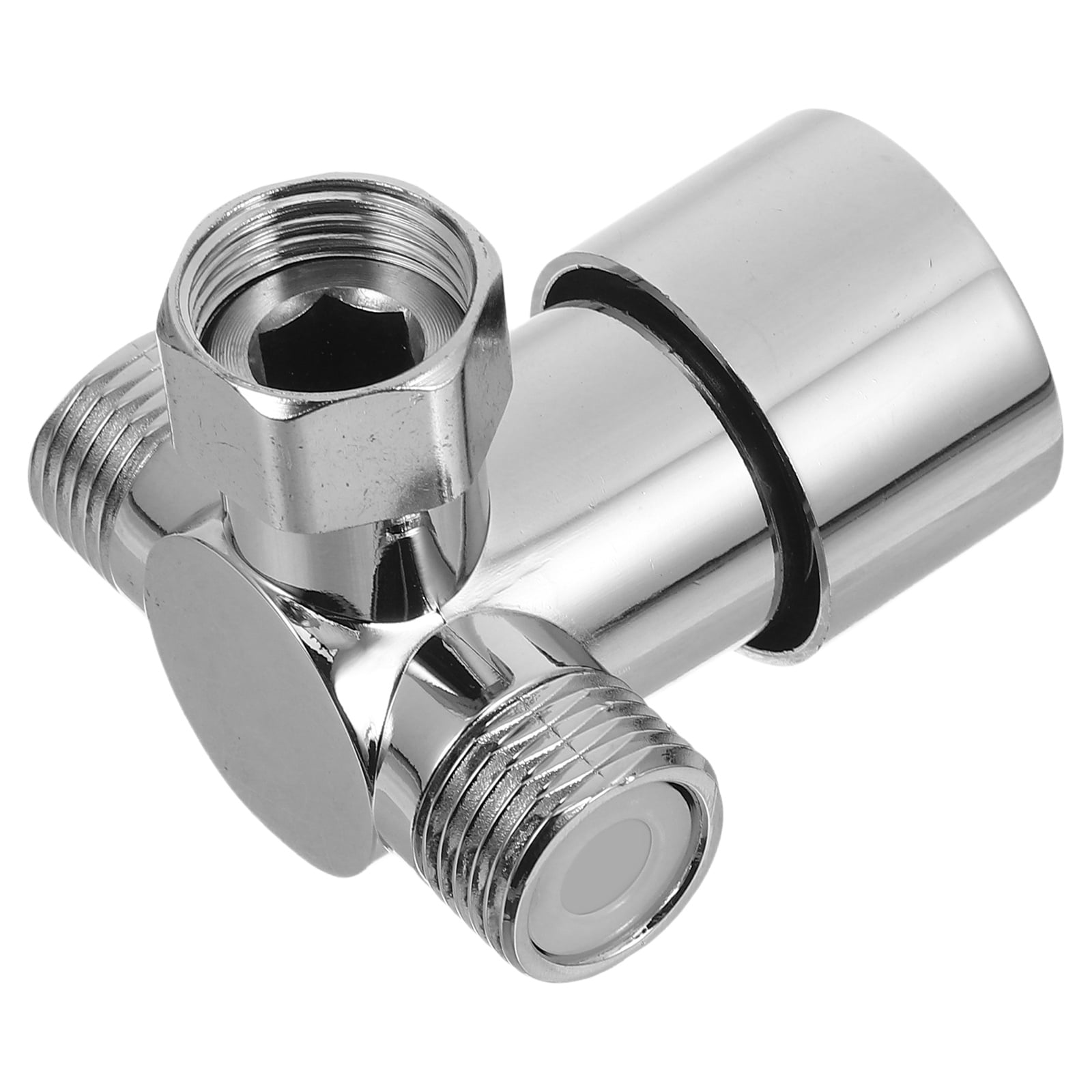 Masteelf Silver 3 Way Temperature Control Mixer Valve for Bathroom Sink ...