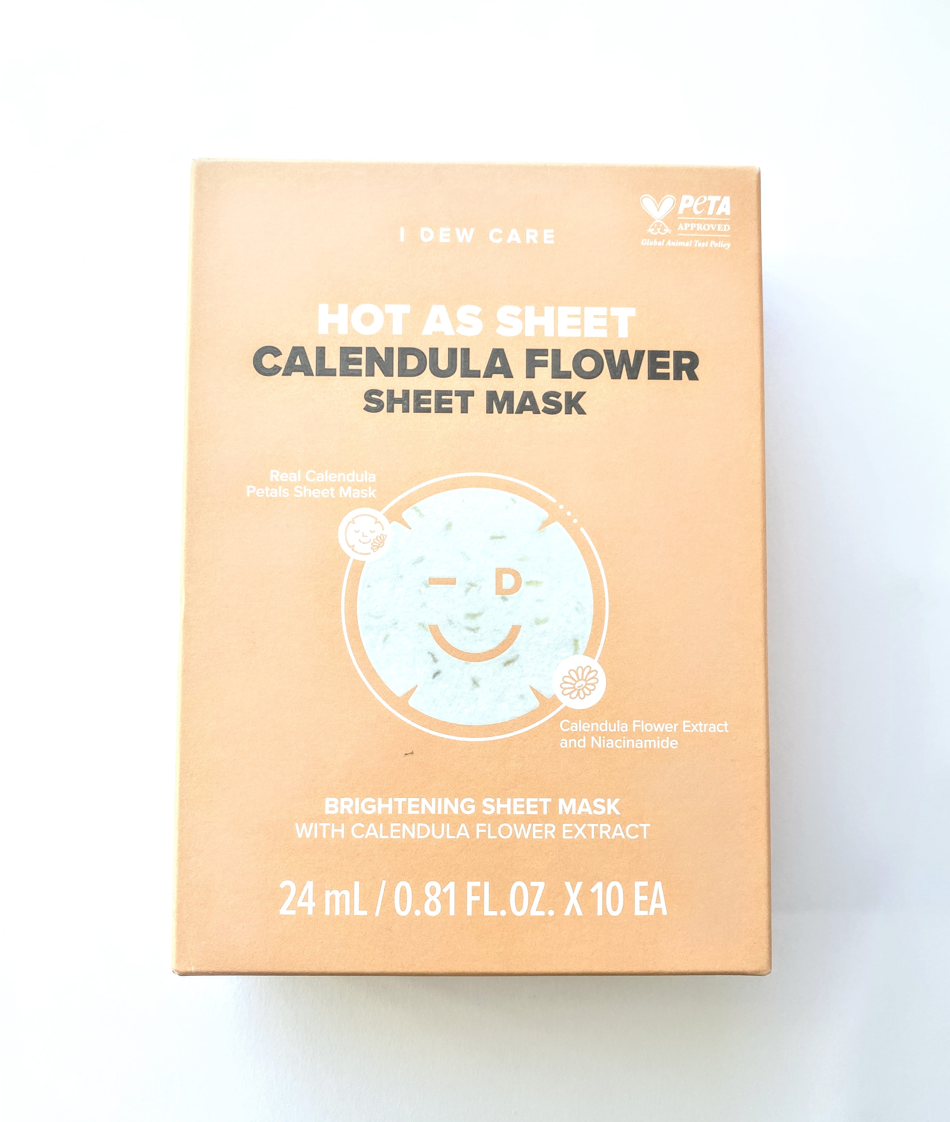 Hot As Sheet Calendula Flower Sheet Mask - Walmart.com