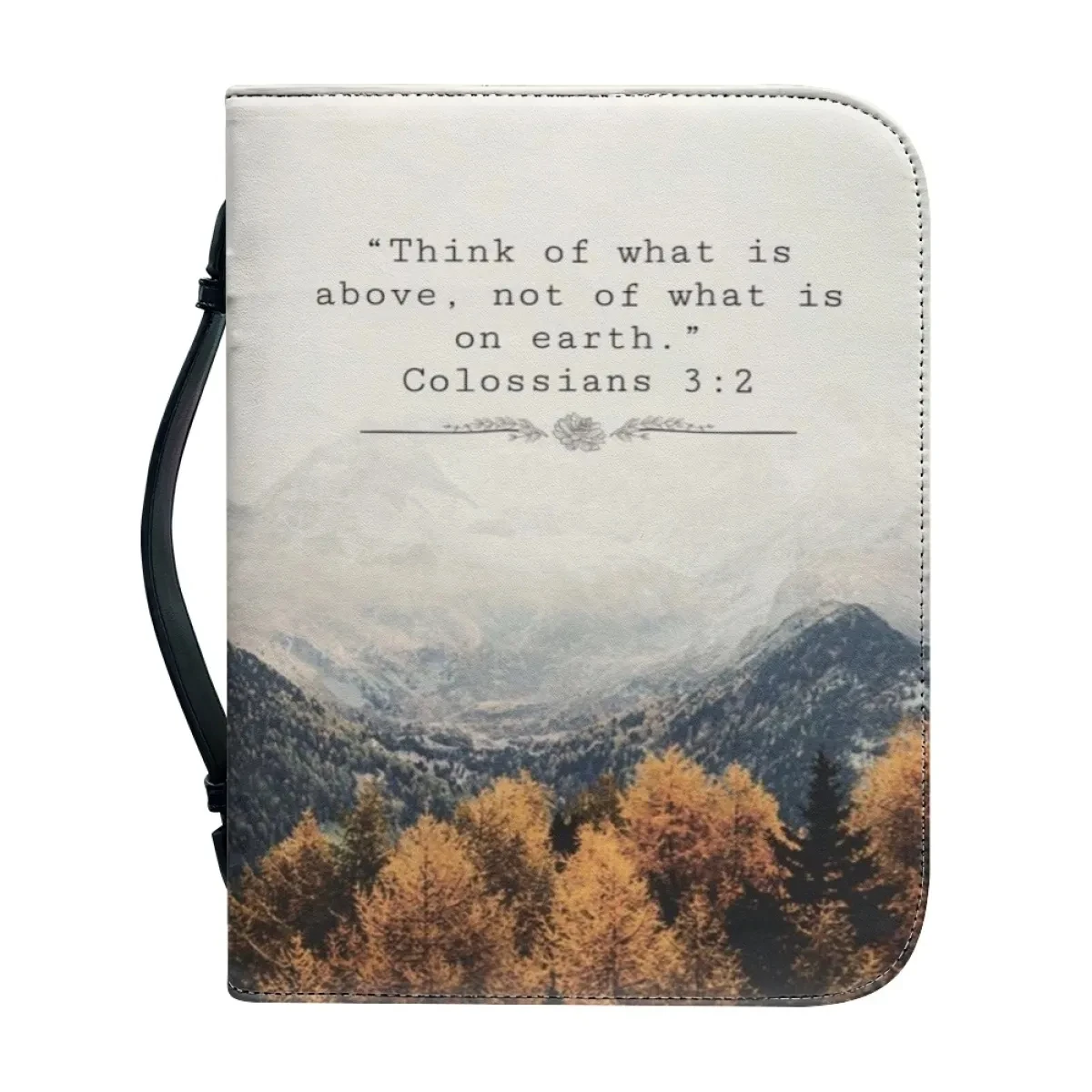 Hot Bible Praise Poetry Print Bible Cover Case PU Study Book Holy ...