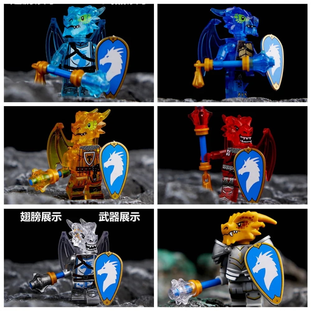 Hot Blind Box Undead Knight Bricks Mini Action Figures Model ...