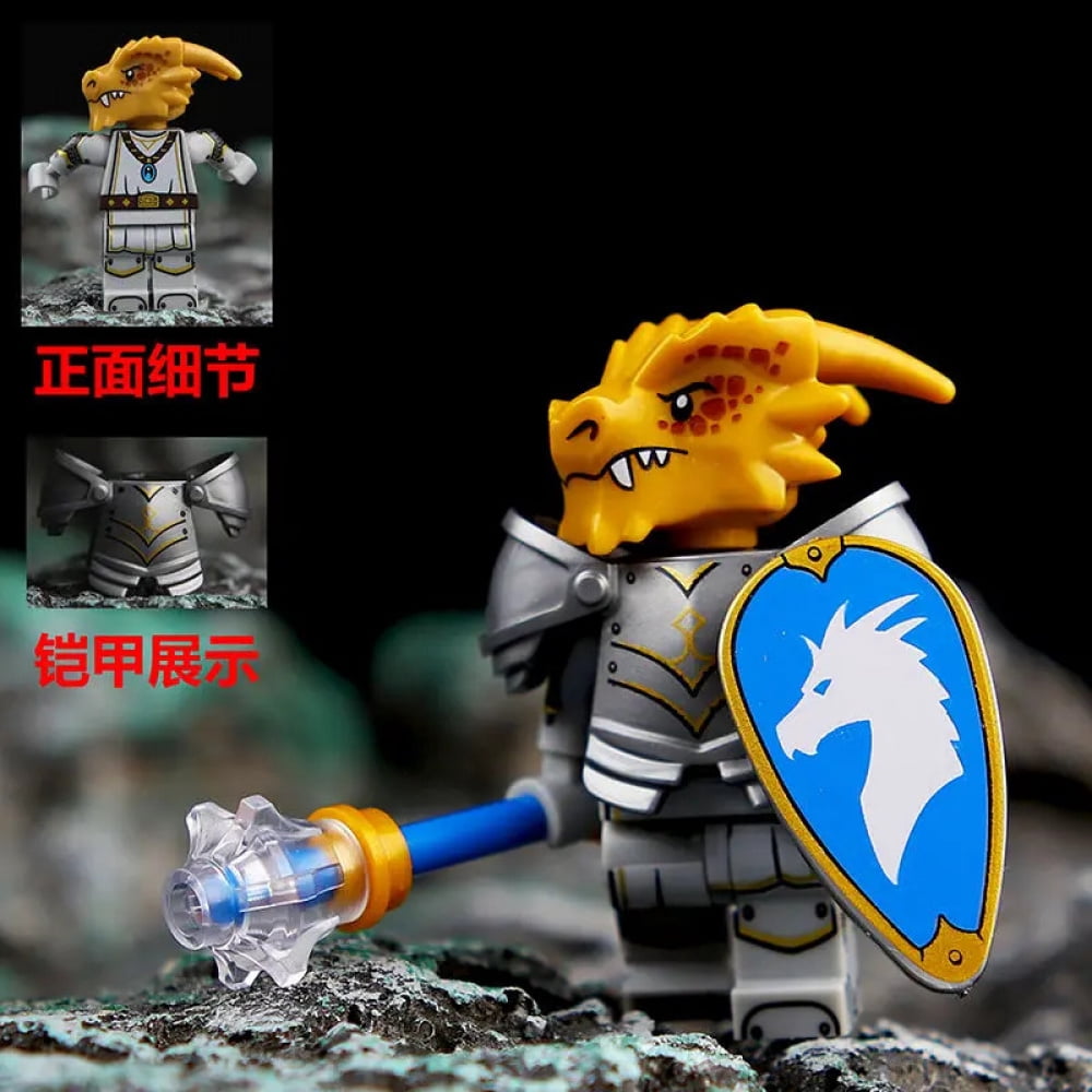 Hot Blind Box Undead Knight Bricks Mini Action Figures Model ...