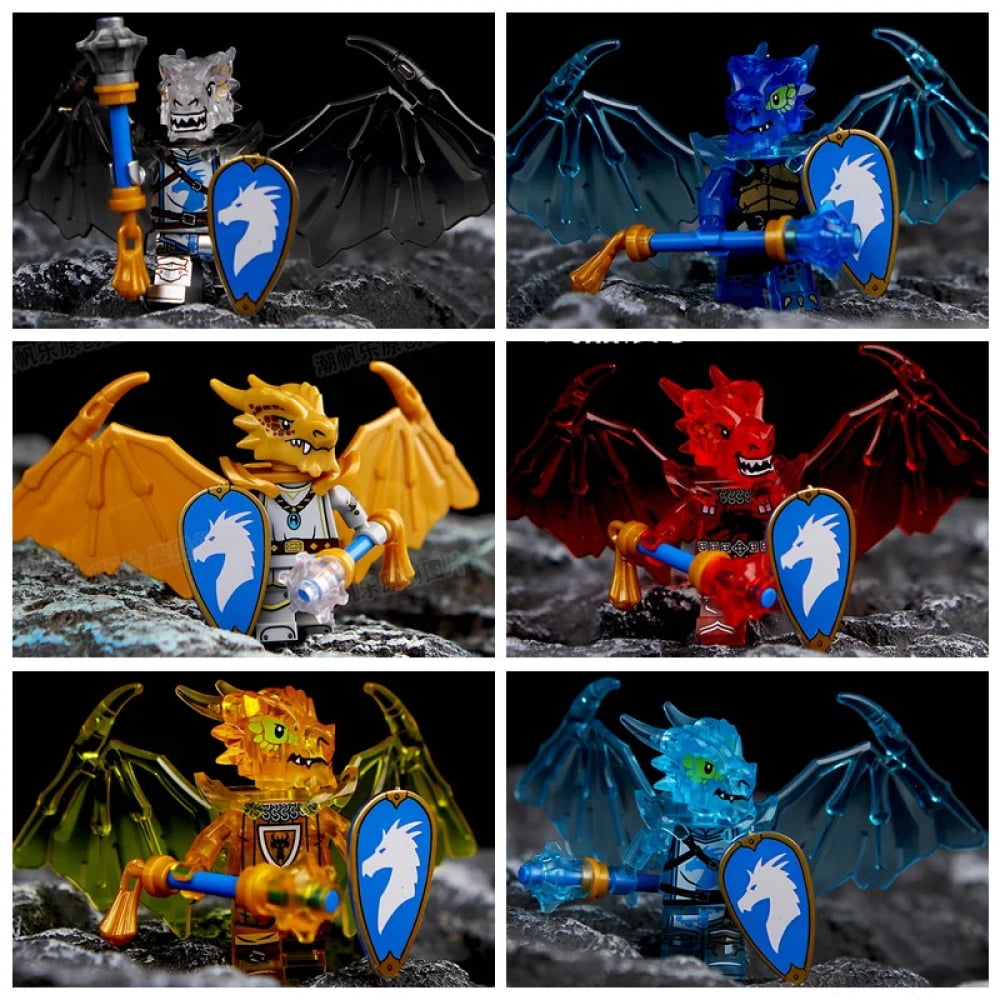 Hot Blind Box Undead Knight Bricks Mini Action Figures Model ...
