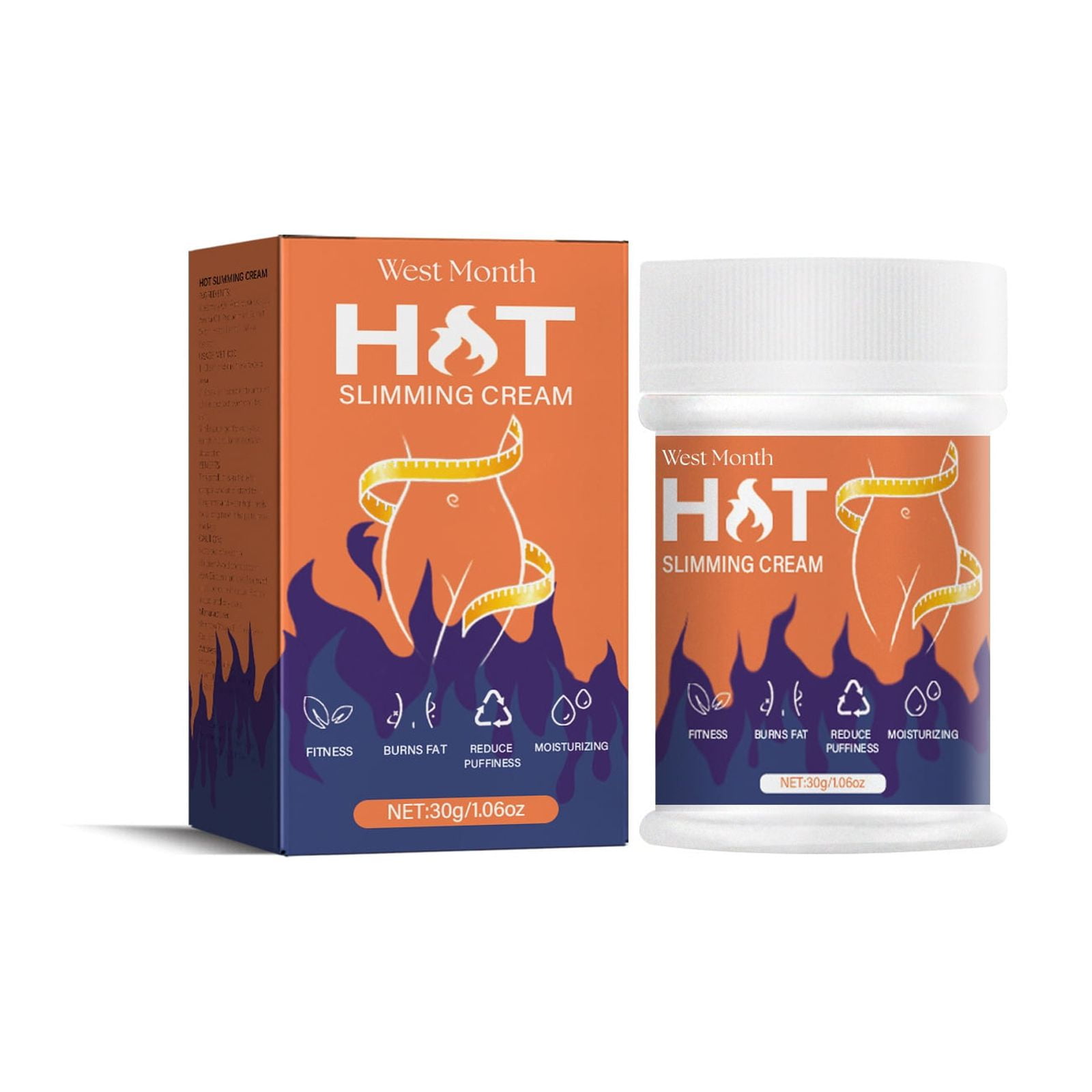 Hot Body Cream Gel Boosts Skin Elasticity Target Cellulite Visibly ...