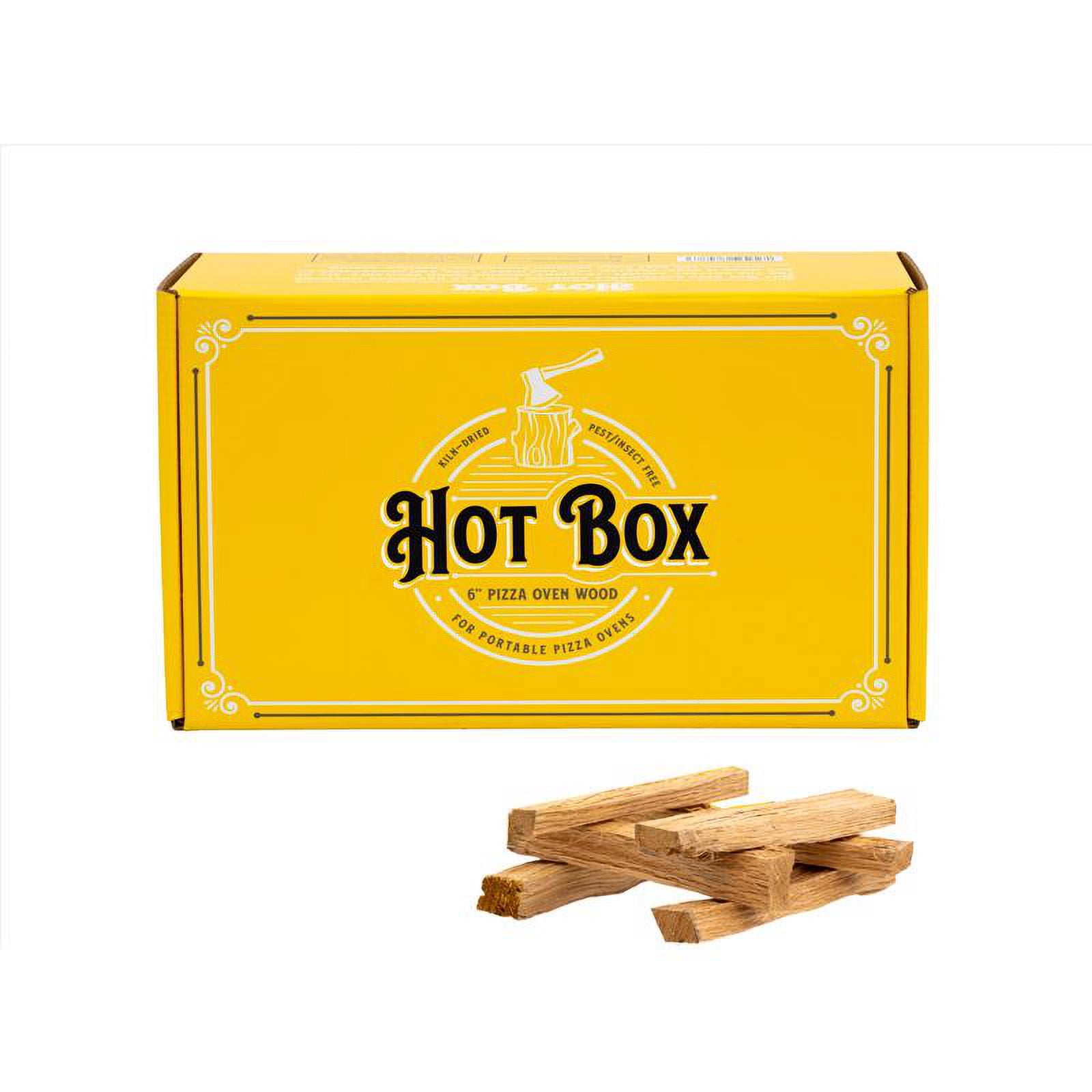 Hot Box Cooking Wood 8086995 350 cu. in. Wood All Natural Oak Mini Logs ...