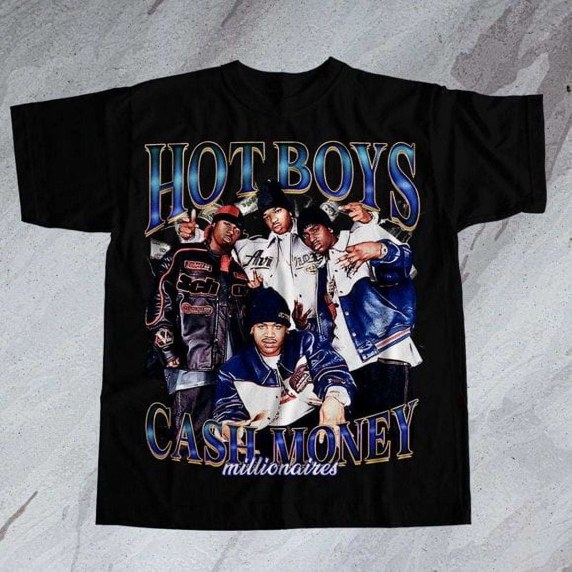 Hot Boys Cash Money Millionaires T-Shirt – 90s Rap Group Cotton Graphic ...