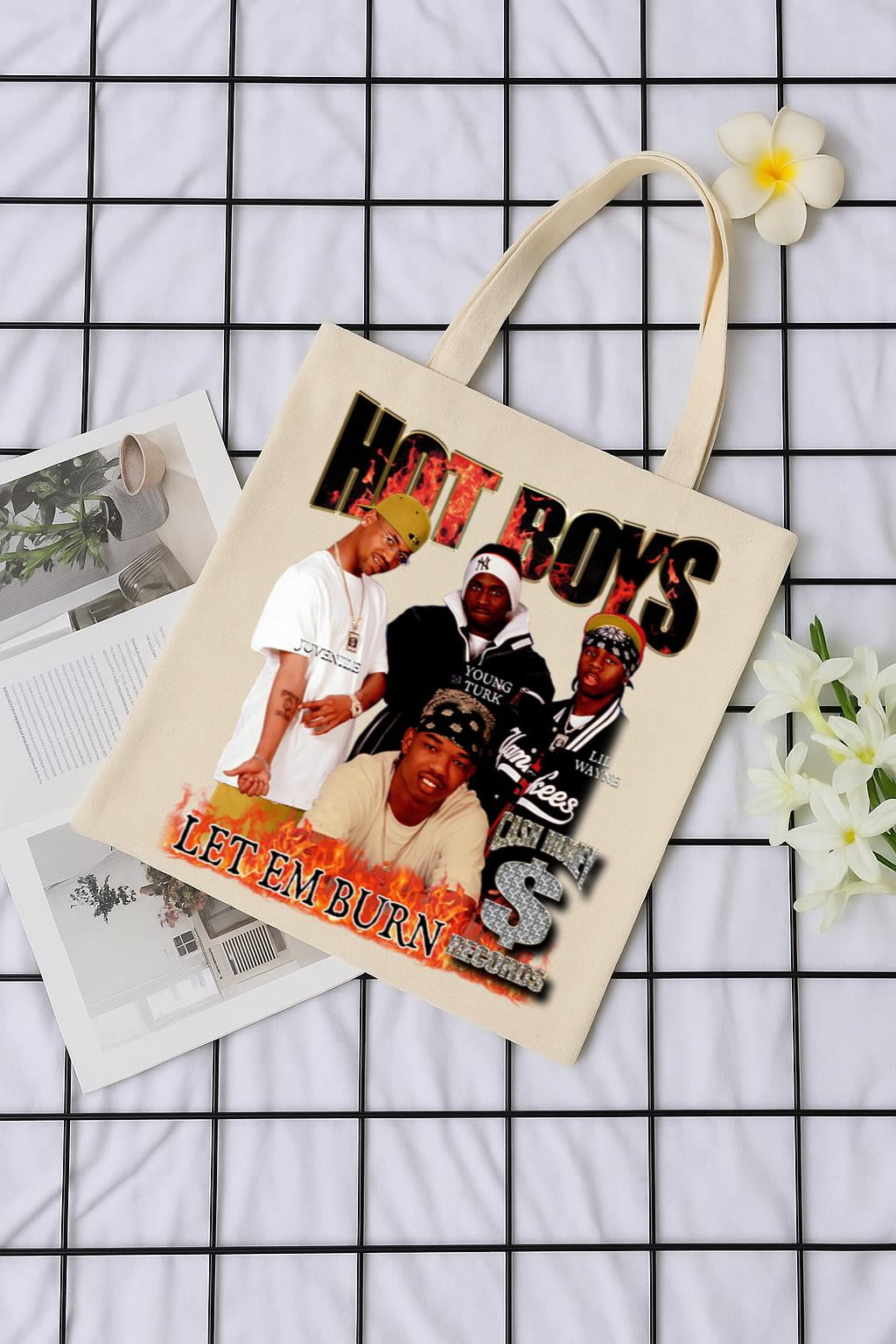Hot Boys Tote Bag Rap Hip Hop Band-TH3243 - Walmart.com