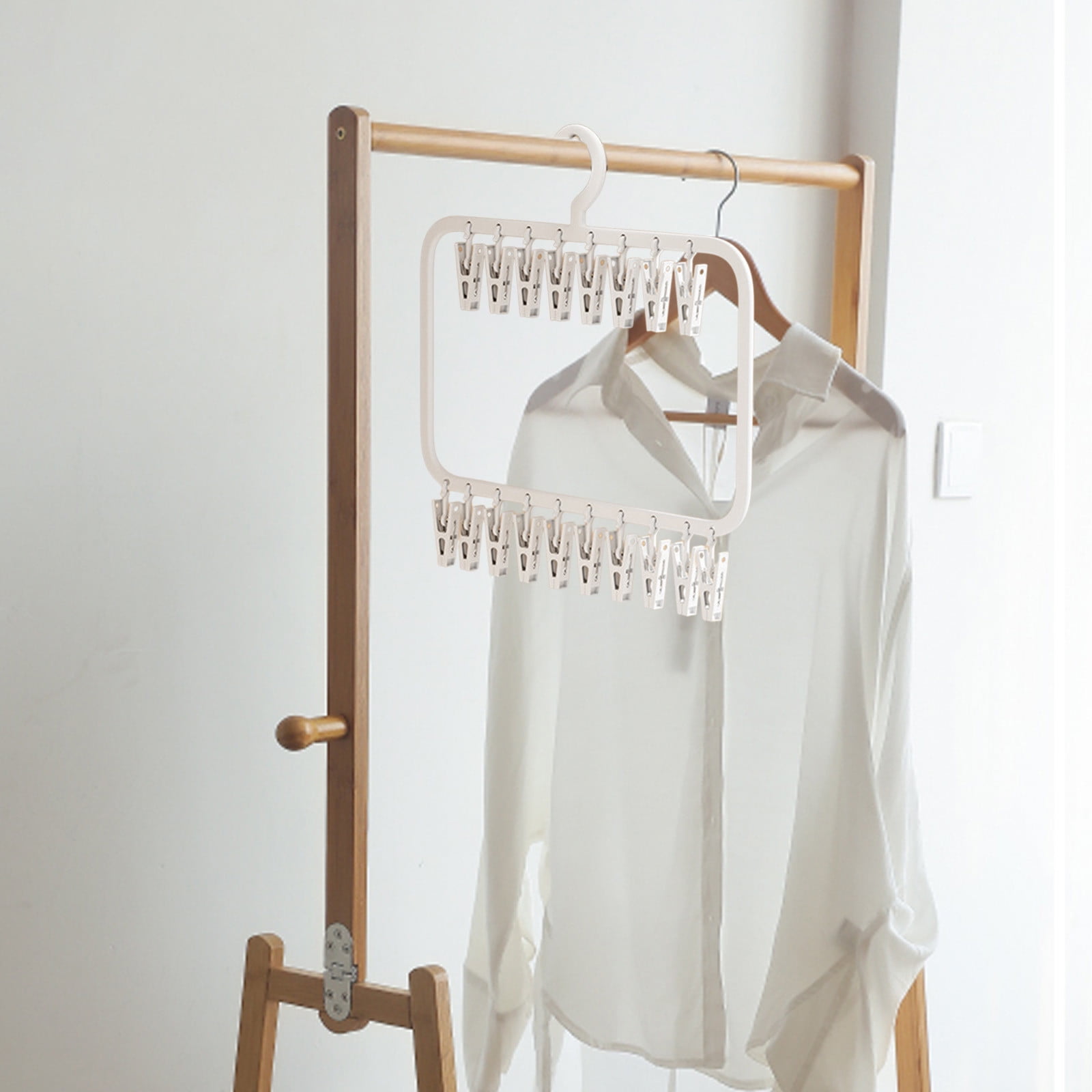 Hot Buy! 18-36 Clips Space Saving Clip for Socks and Underwear, Door ...