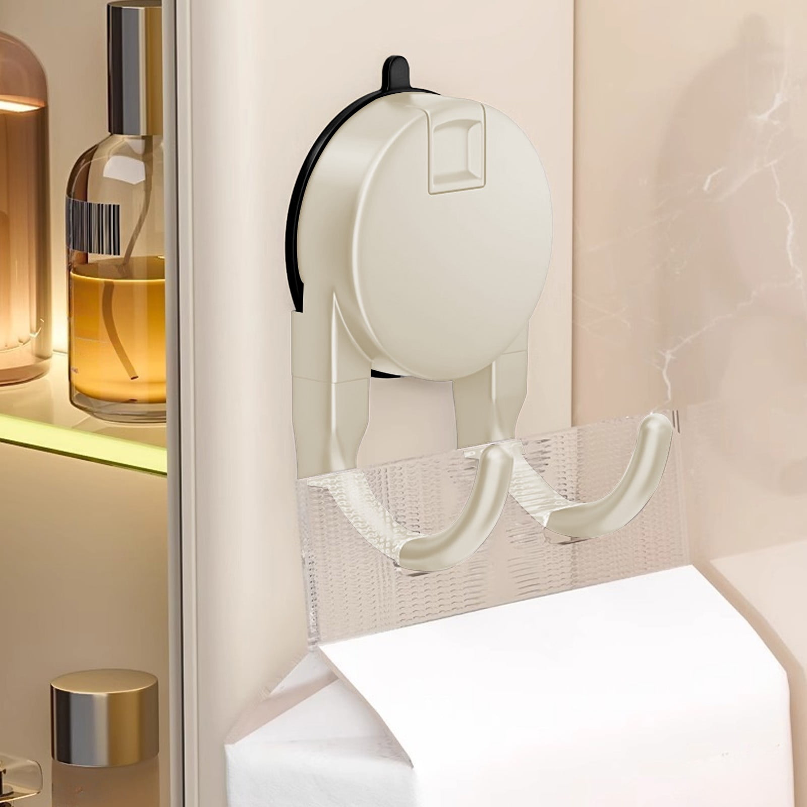 Hot Buy! 2-Head Suction Cup No Punching Hook, Double Head Home Door ...