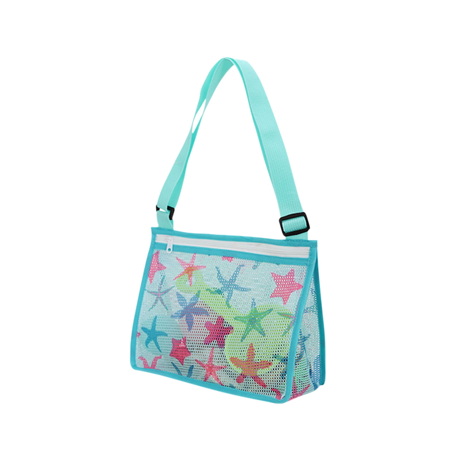 Hot Buy! Colorful Mesh Toy Storage Beach Bag, Small Messenger Bag for ...