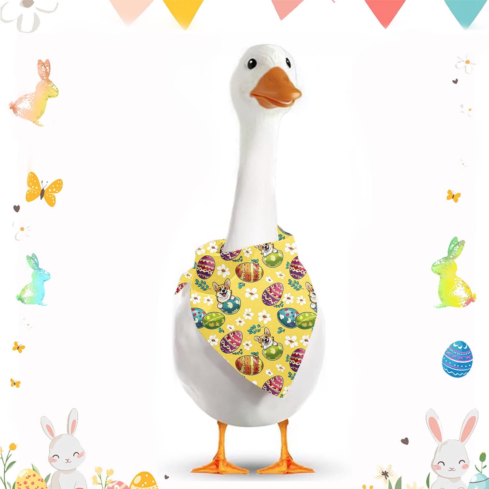 Hot Buy! Easter Outfits for 23-Inch Statue, Bandana Clothes for Statues ...