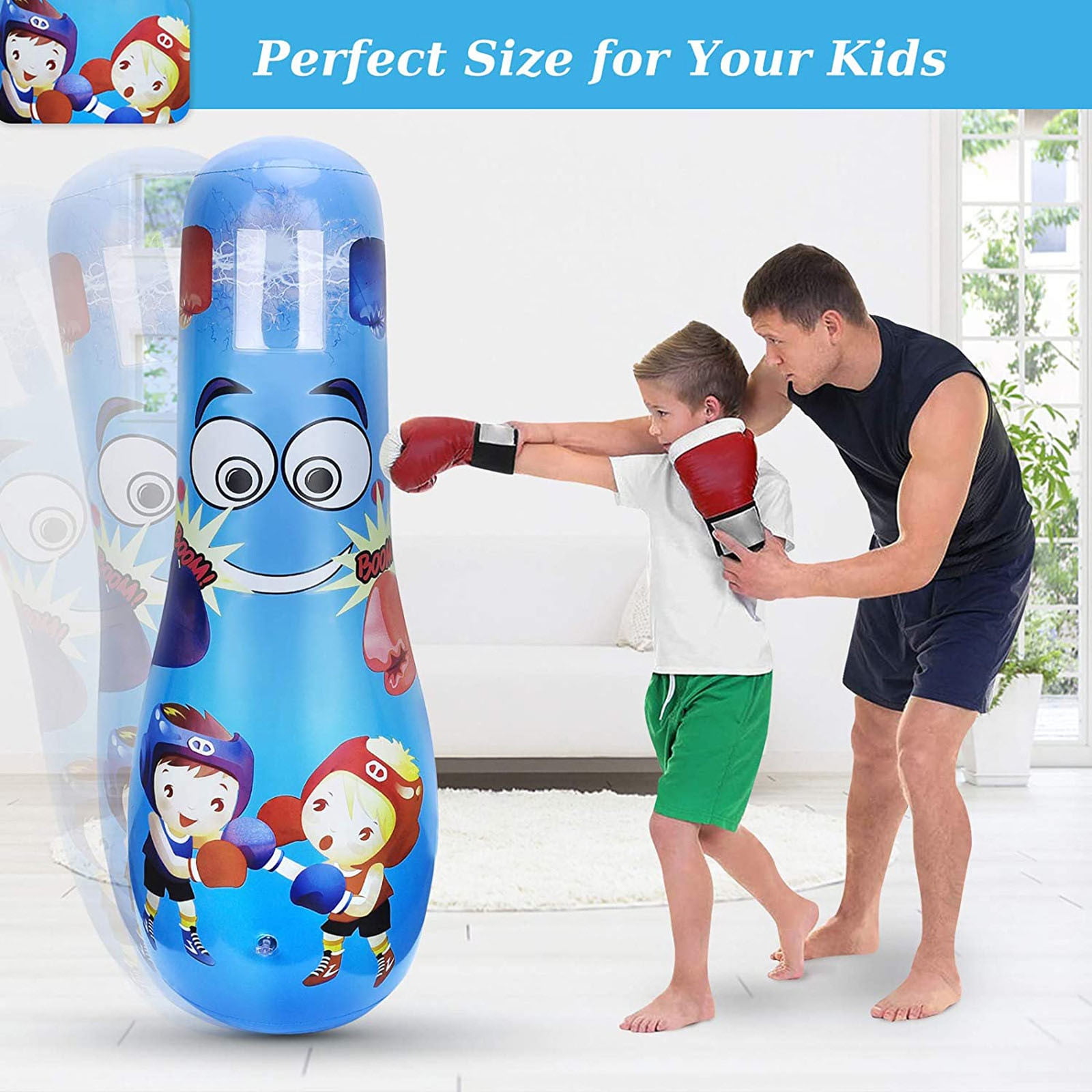 Hot Buy! Kids Punching Bag Set, Training Boxing Bag for 3-10 Year Olds ...