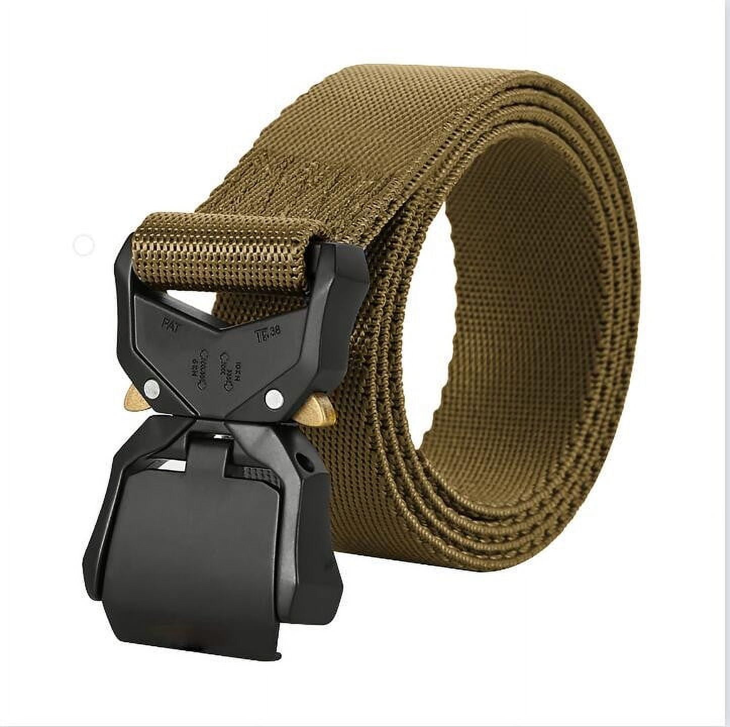 Men's Outdoor Military Belt, Adjustable Tactical Rigging Belt ...