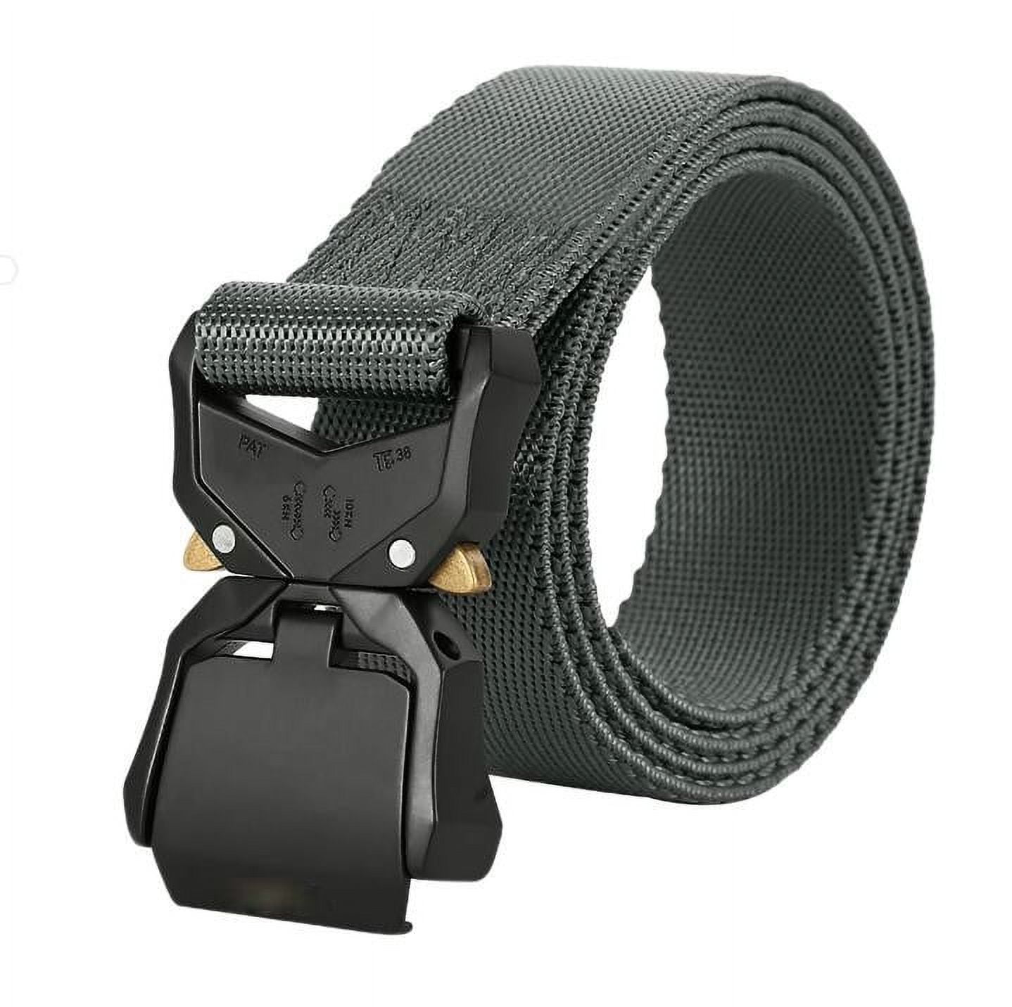 Men's Outdoor Military Belt, Adjustable Tactical Rigging Belt ...