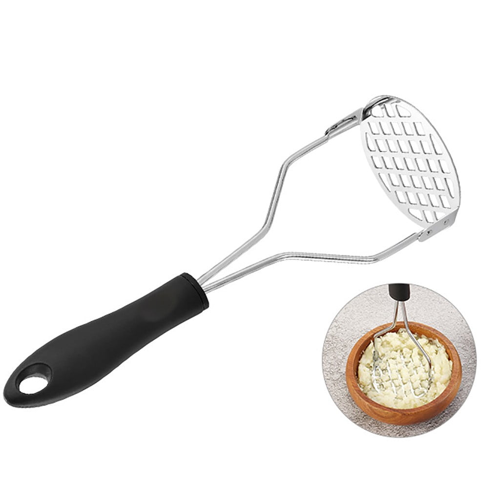 Hot Buy!Ywbawe Stainless Steel Potato Masher, Garlic Mashing Tool ...