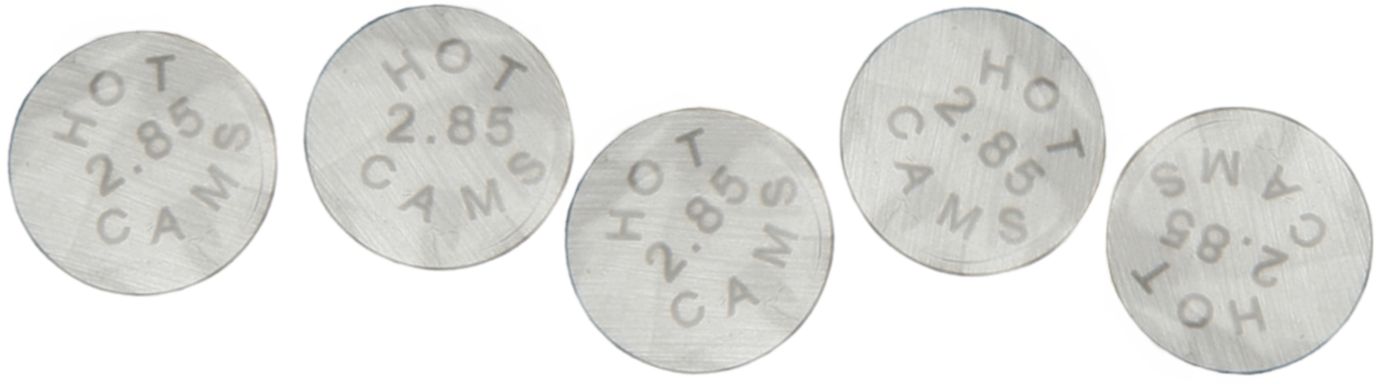 Hot Cams 10.00mm x 2.85mm Valve Shims 5-Pack (5PK1000285) - Walmart.com