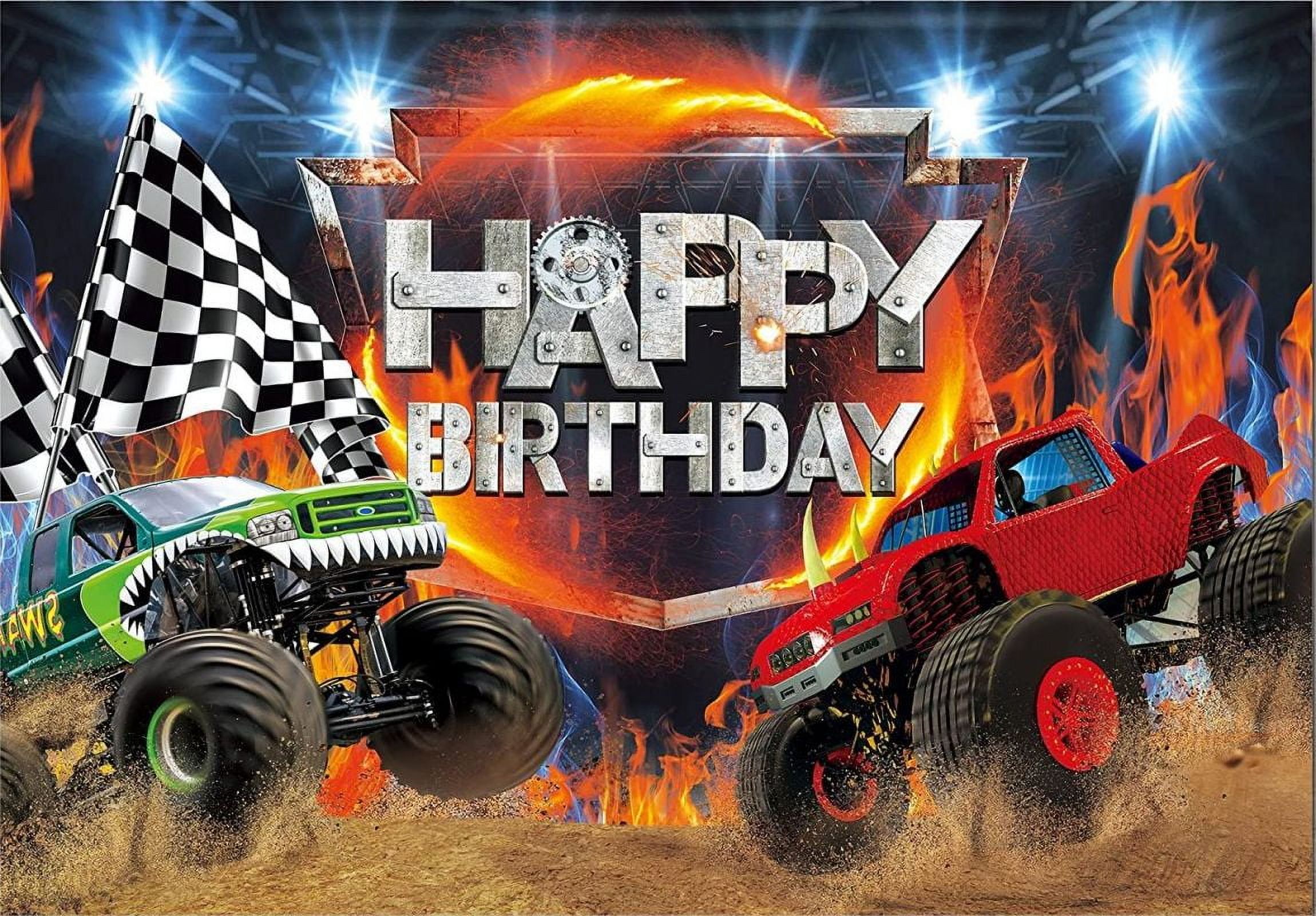 Hot Car Background Photography Backdrops Party Photo Banner Birthday ...