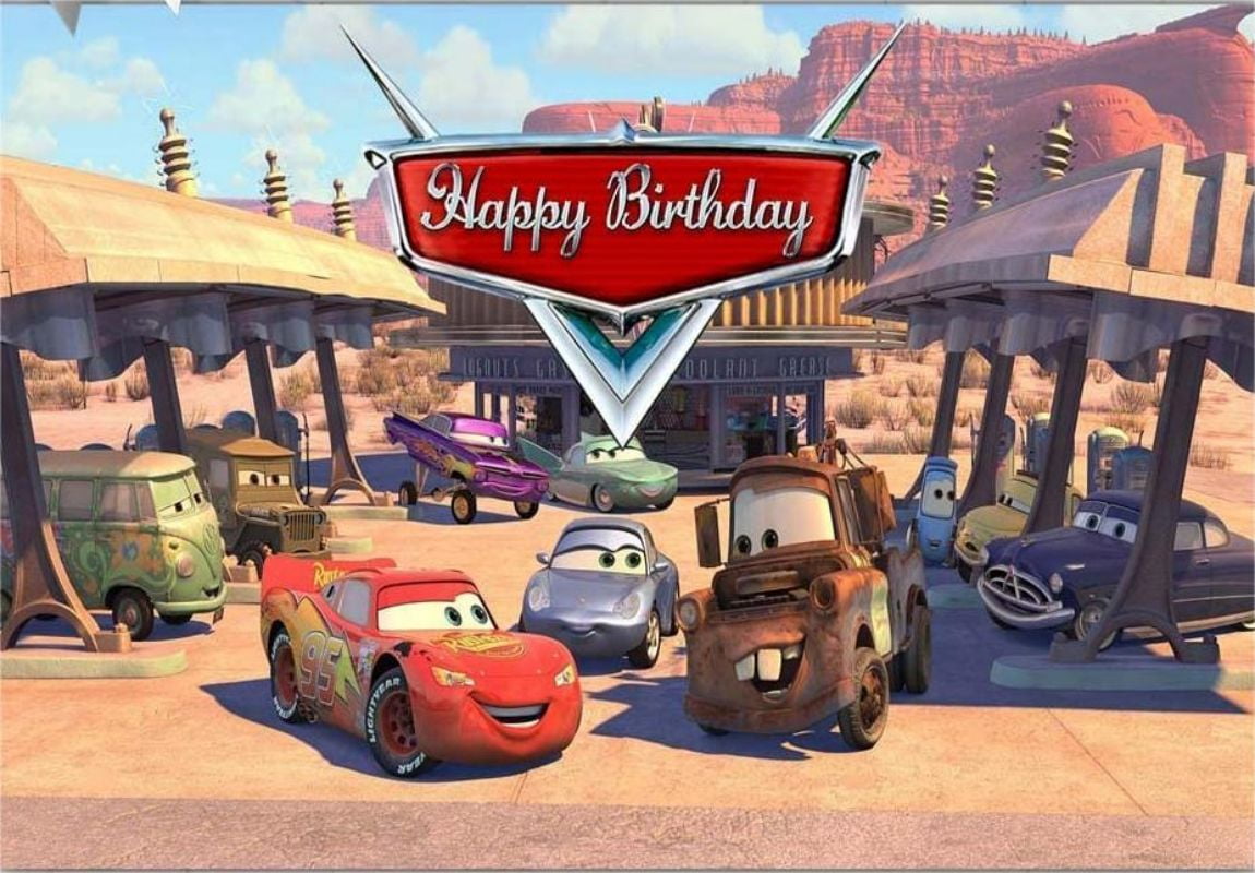 Hot Car Background Photography Backdrops Party Photo Banner Birthday ...