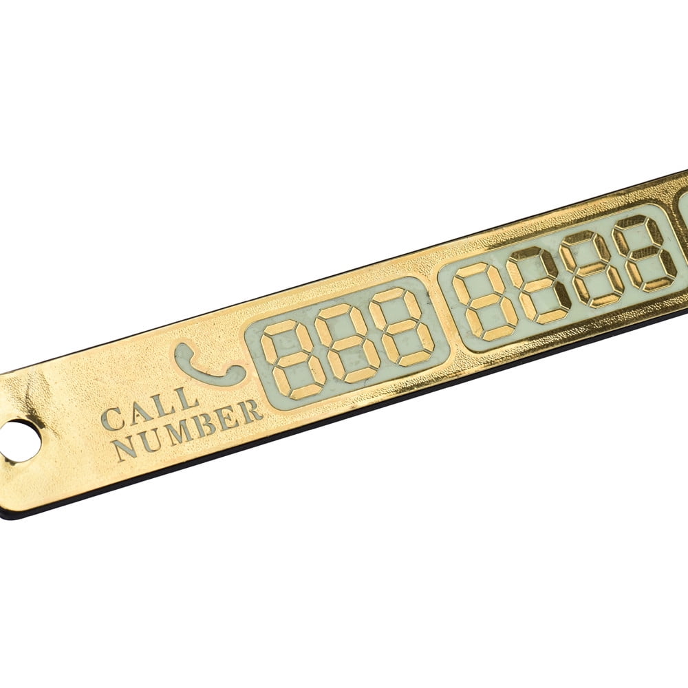 Hot Car Parking Card Telephone Number Card Notice Night Florescent ...