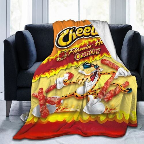 Hot Cheetos Blanket Hot Cheetos Gifts Lightweight Much-loved Cheesy ...
