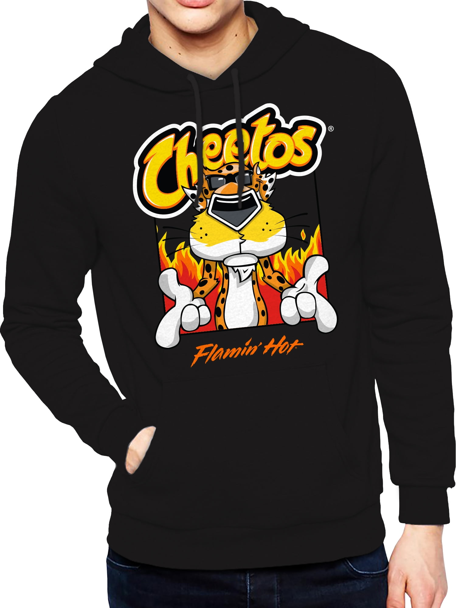 Hot Cheetos, Men's Apparel Graphic Hoodie Sweatshirt, Spicy Chester ...