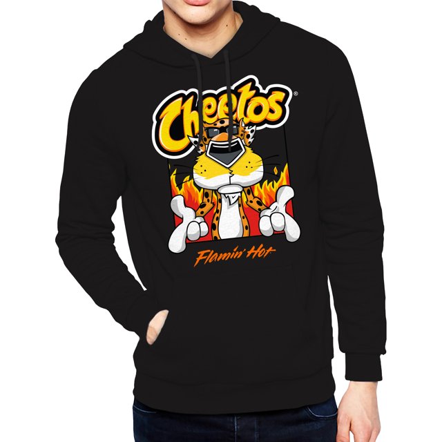 Hot Cheetos, Men's Apparel Graphic Hoodie Sweatshirt, Spicy Chester ...