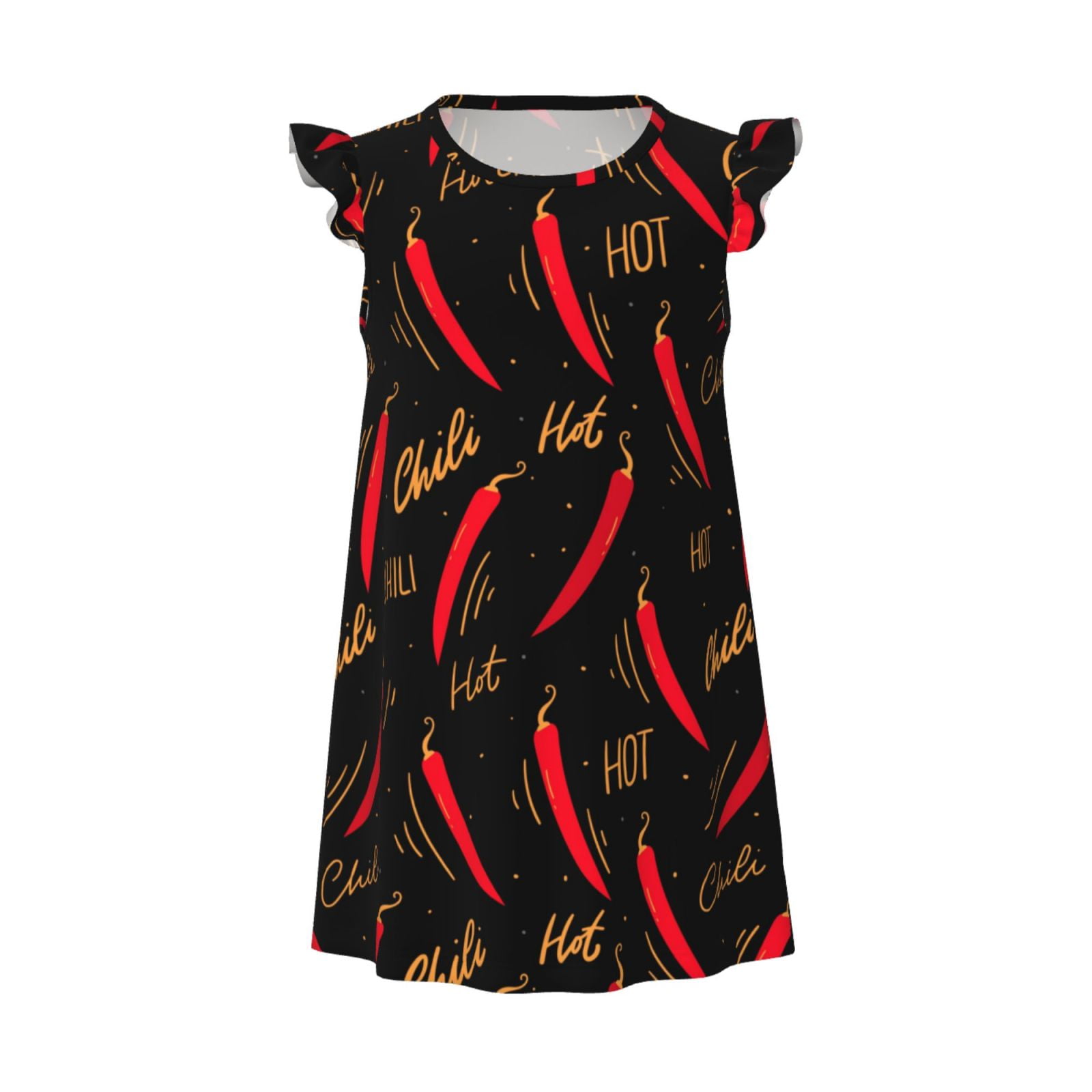 Hot Chili Girls Nightgowns, Short Sleeves Dress Girls Sleepwear Toddler ...