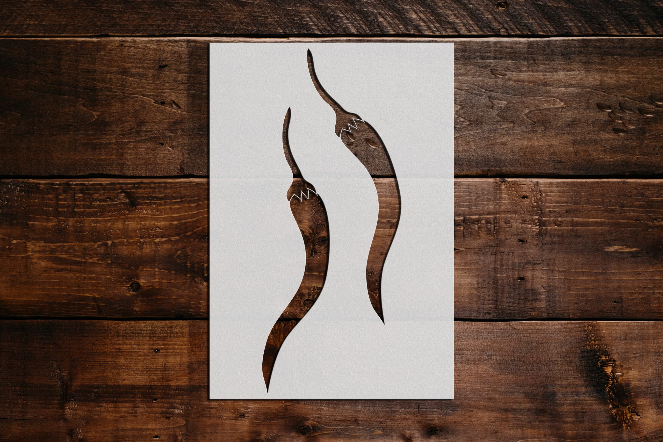 Hot Chili Peppers Stencil - Art and Wall Stencil (48"x84") - Walmart.com