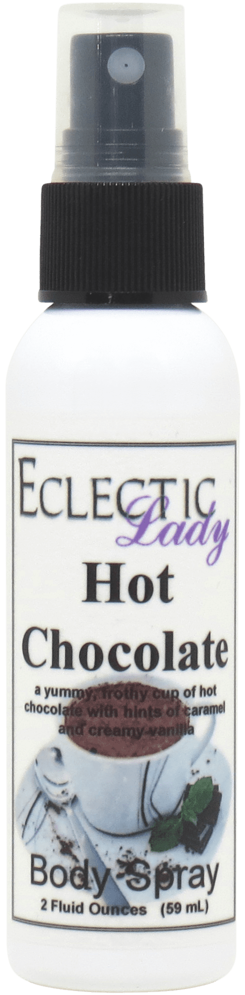 Hot Chocolate Body Spray, Eclectic Lady, Hydrating Mist, Unisex, 2 oz ...
