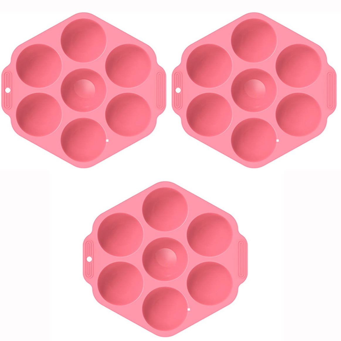 Hot Chocolate Bomb Mold with 7 Semi Sphere Holes, Chocolate Molds ...