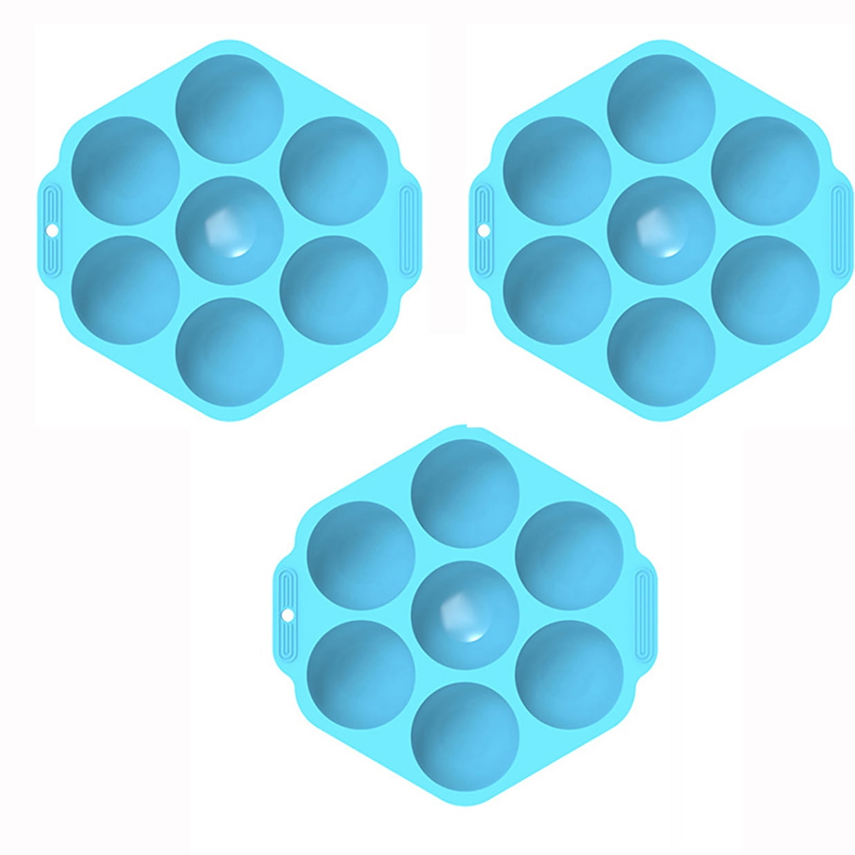 Hot Chocolate Bomb Mold with 7 Semi Sphere Holes, Chocolate Molds ...