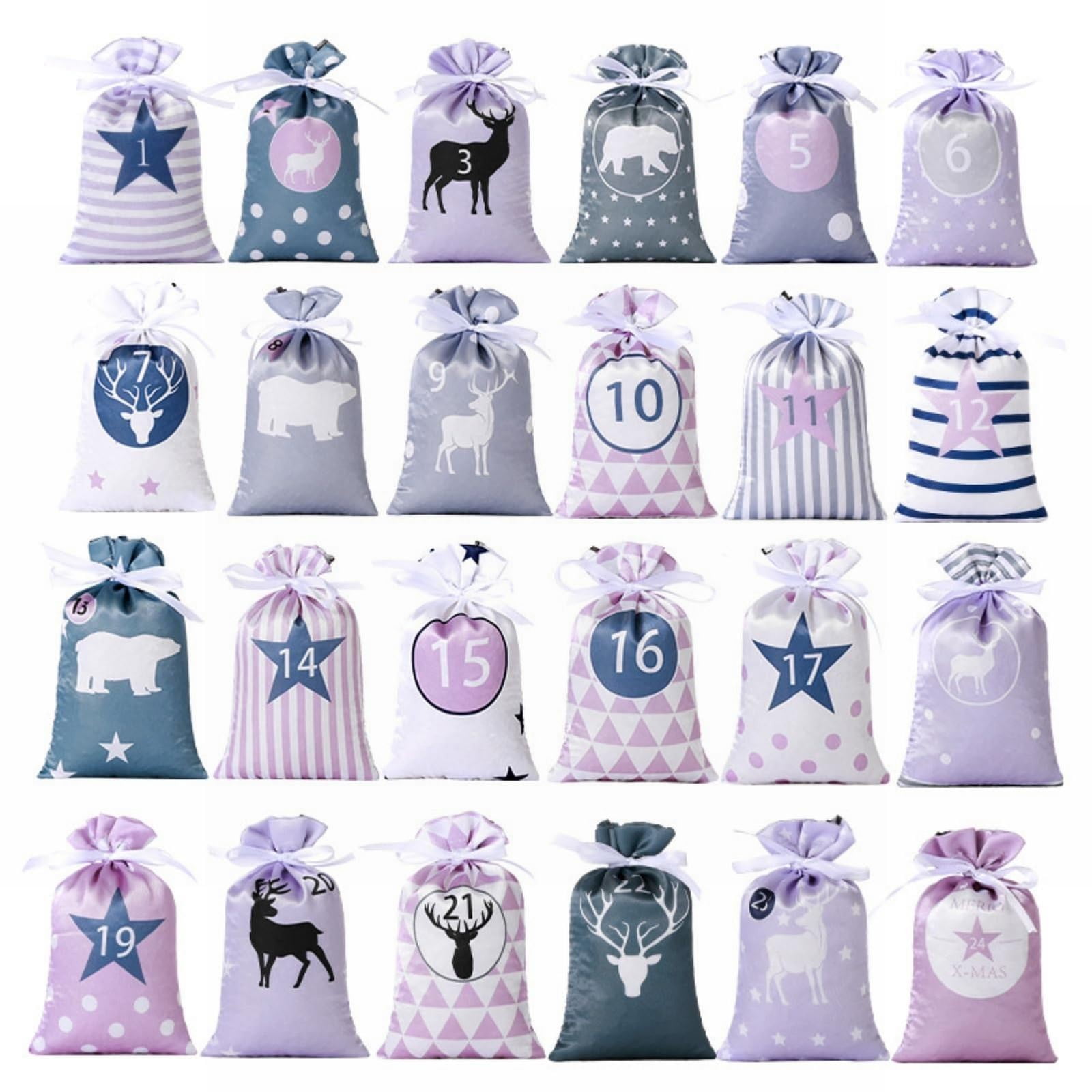 Hot Christmas Grinch Calendar !Christmas Advent Calendar Bags 24 Pieces ...