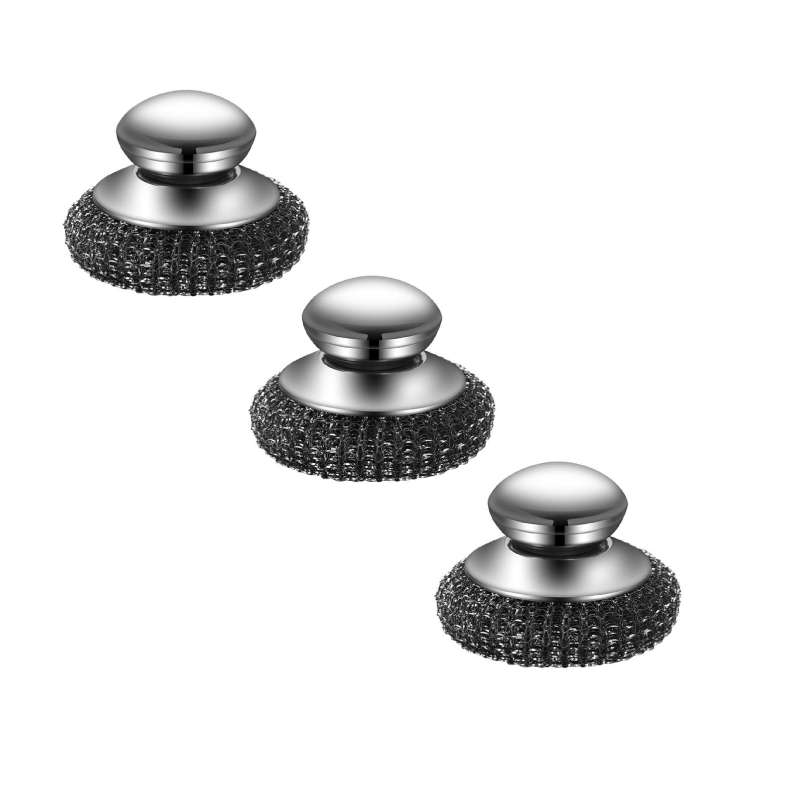 Pedty 3PC Wire Brush,Scrubber with Handle Heavy Duty Scrubbing Cleaning ...