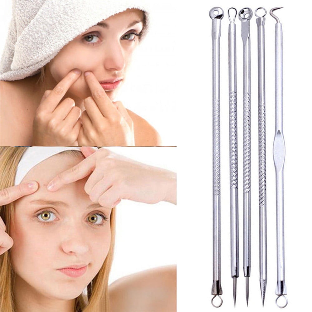 Hot Clearance Sale 5 Pcs Pimple Blemish Comedone Acne Extractor Remover ...