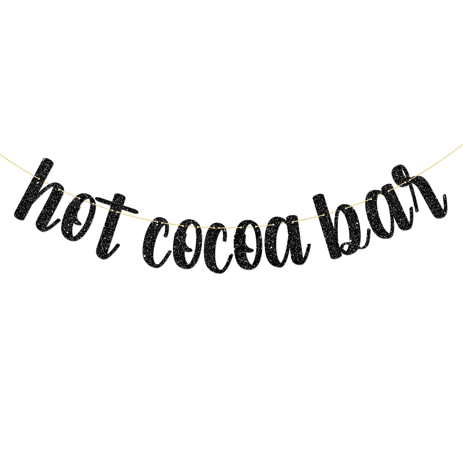 Hot Cocoa Bar Banner, Hot Chocolate Bar Decor, Chocolate Bar Party ...