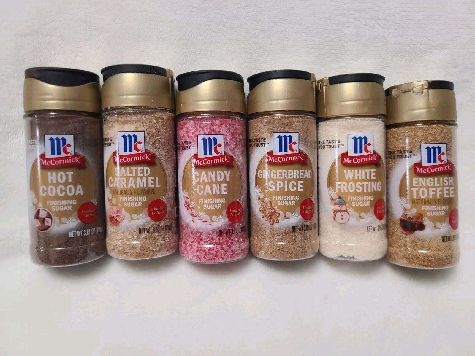 Hot Cocoa Salted Caramel Candy Cane Gingerbread Spice White Frosting ...