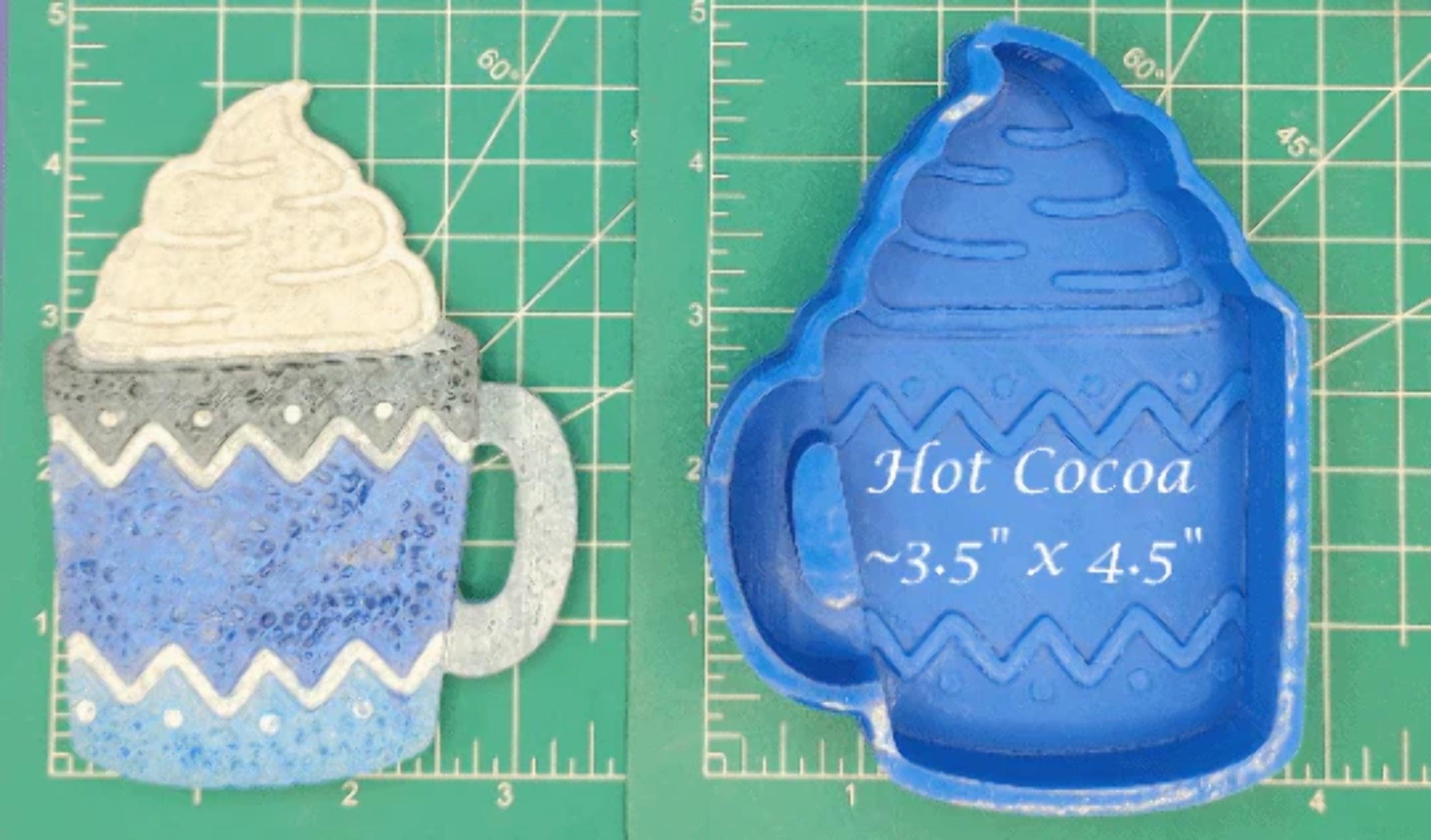 Hot Cocoa Silicone Freshie Mold - Walmart.com