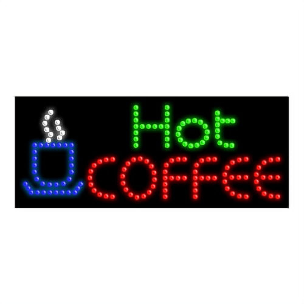 Hot Coffee-LED Dots Sign Made in USA - Walmart.com