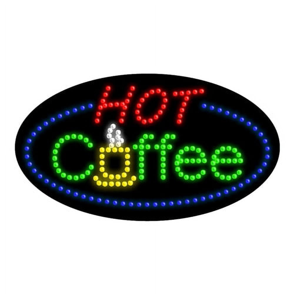 Hot Coffee-LED Dots Sign Made in USA - Walmart.com