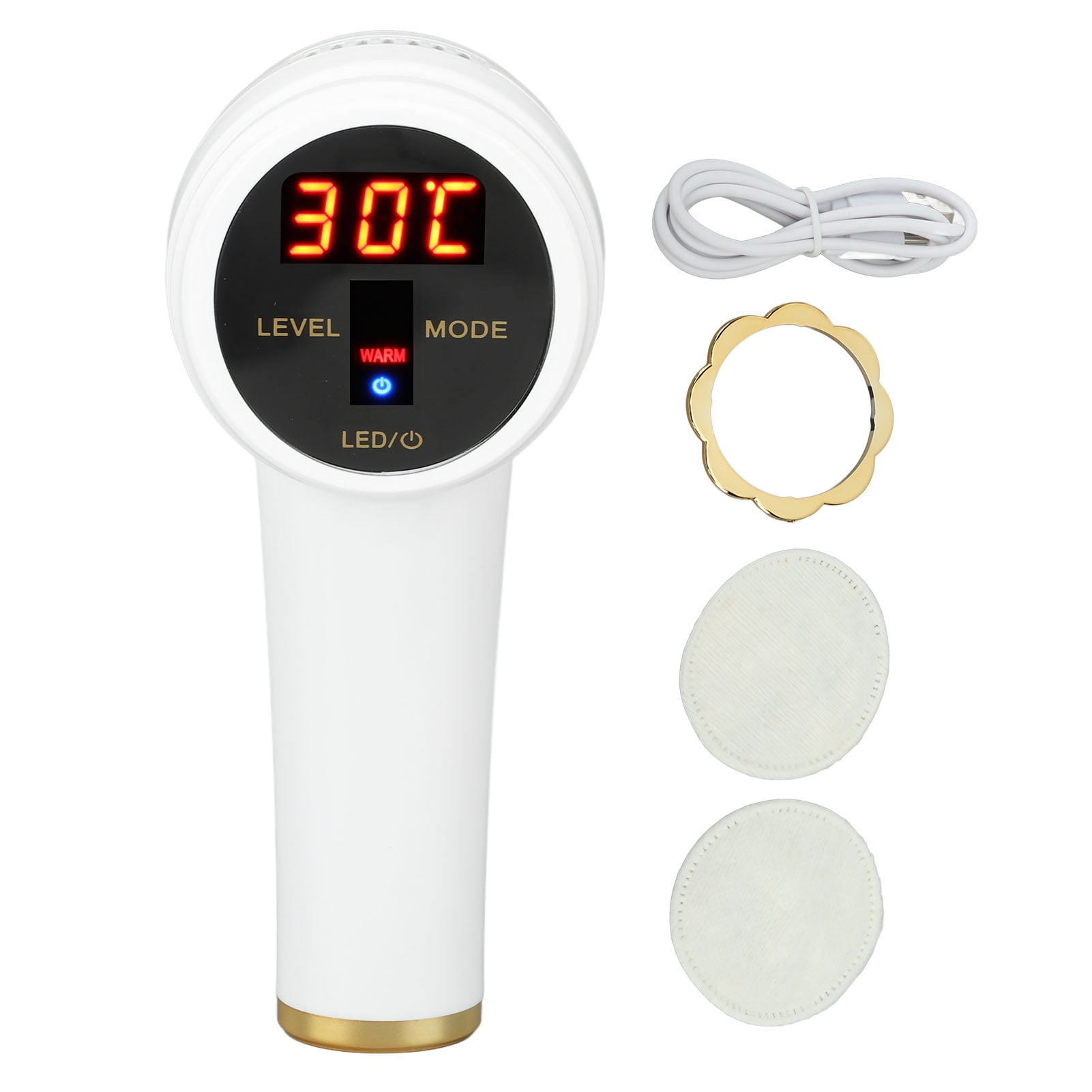 Hot Cold Beauty Instrument Facial Rejuvenation Hammer Face Massager for ...