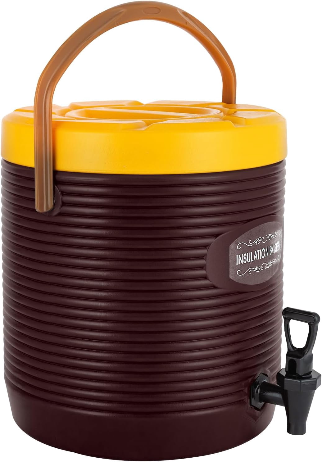 Hot and Cold Drink Dispenser, 3.4Gal Insulated Beverage Dispenser with ...