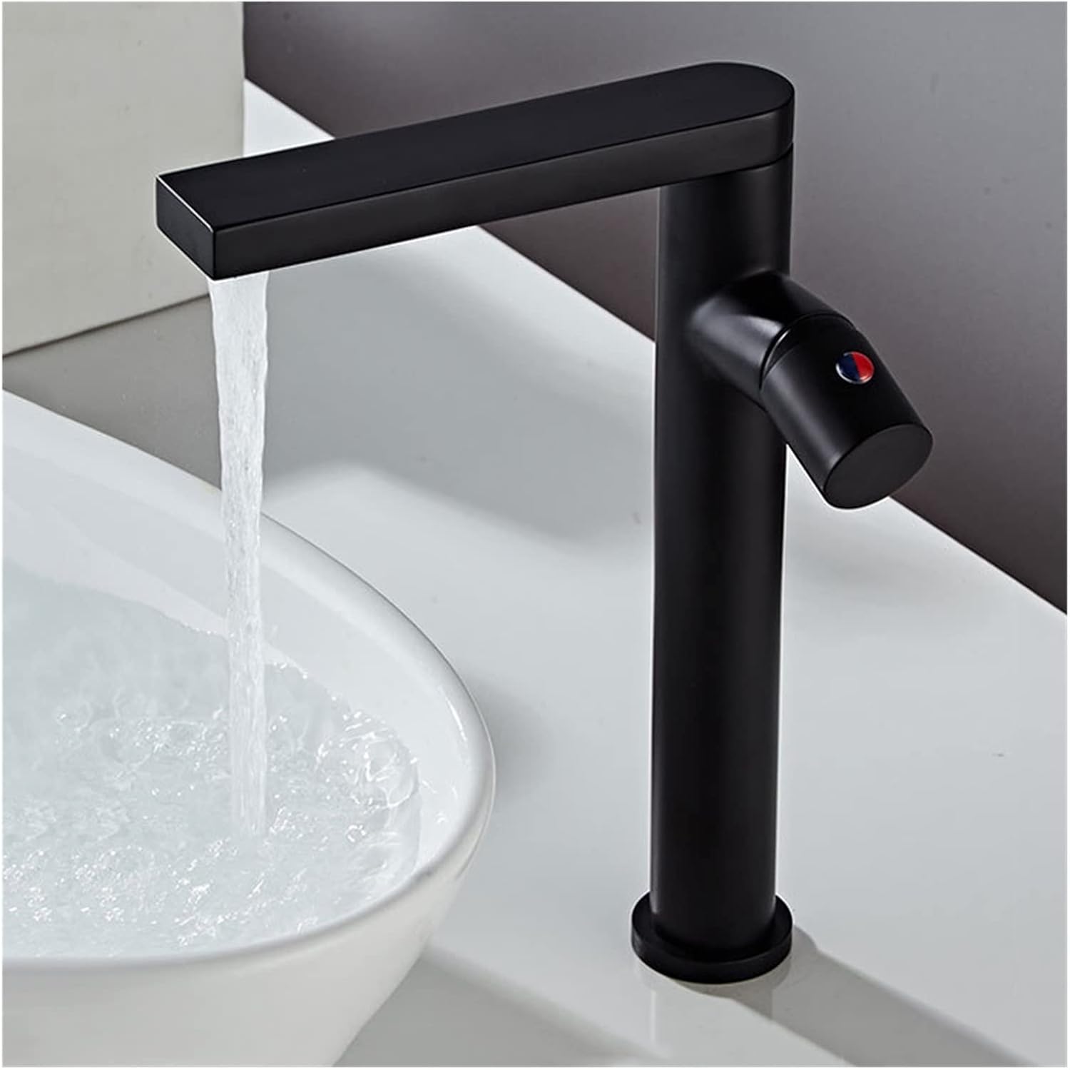 Hot Cold Mixer Bathroom Sink Tap Basin Faucet Brass Gun Metal Deck ...