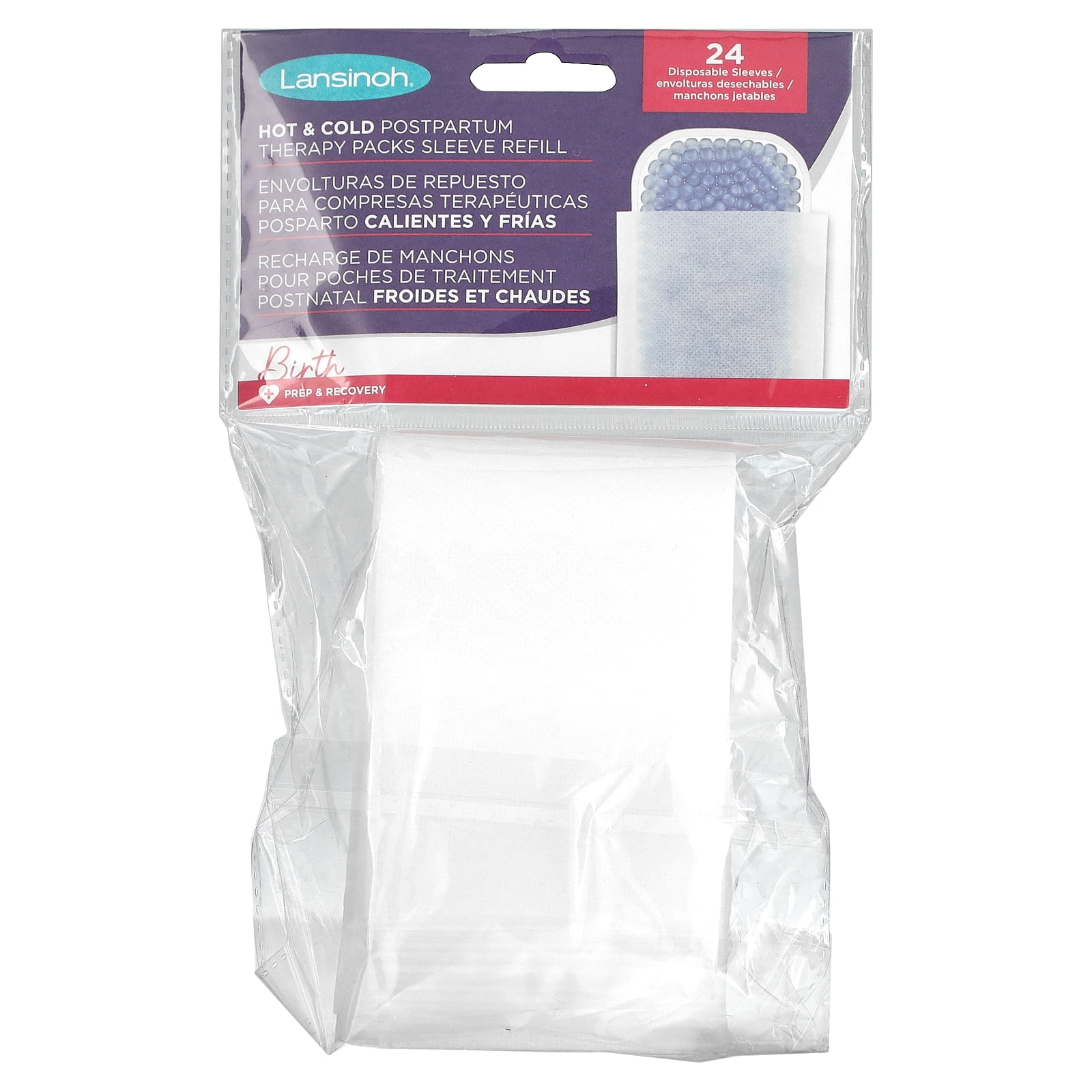 Hot & Cold Postpartum Therapy Packs Sleeve Refill, 24 Disposable ...