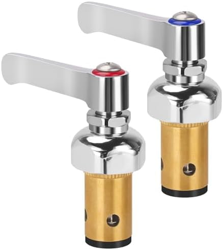 Hot and Cold Side Handle Stem Assembly, Brass Spindle Assembly ...